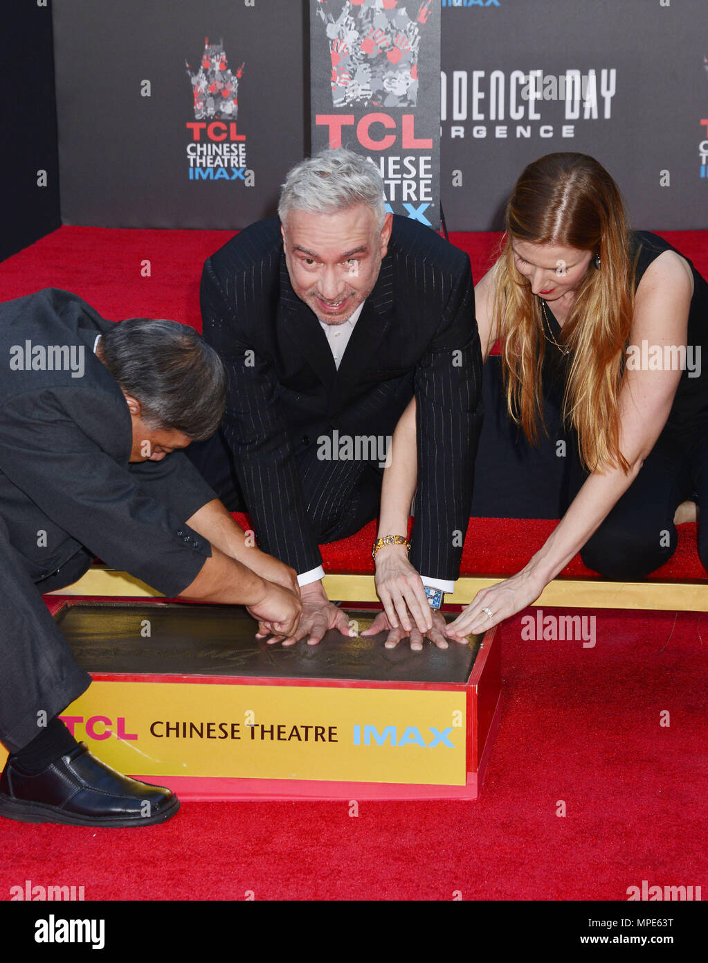 Roland Emmerich attends the hand and footprint ceremony for 20th ...