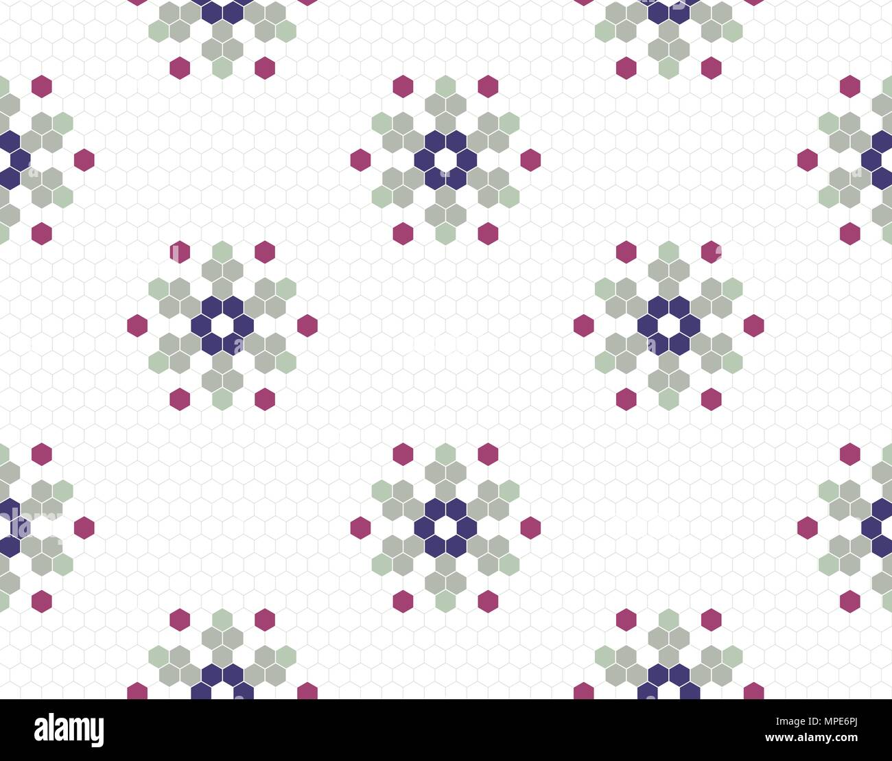 Tile pattern vector. Floral background. flower elements Stock Vector ...