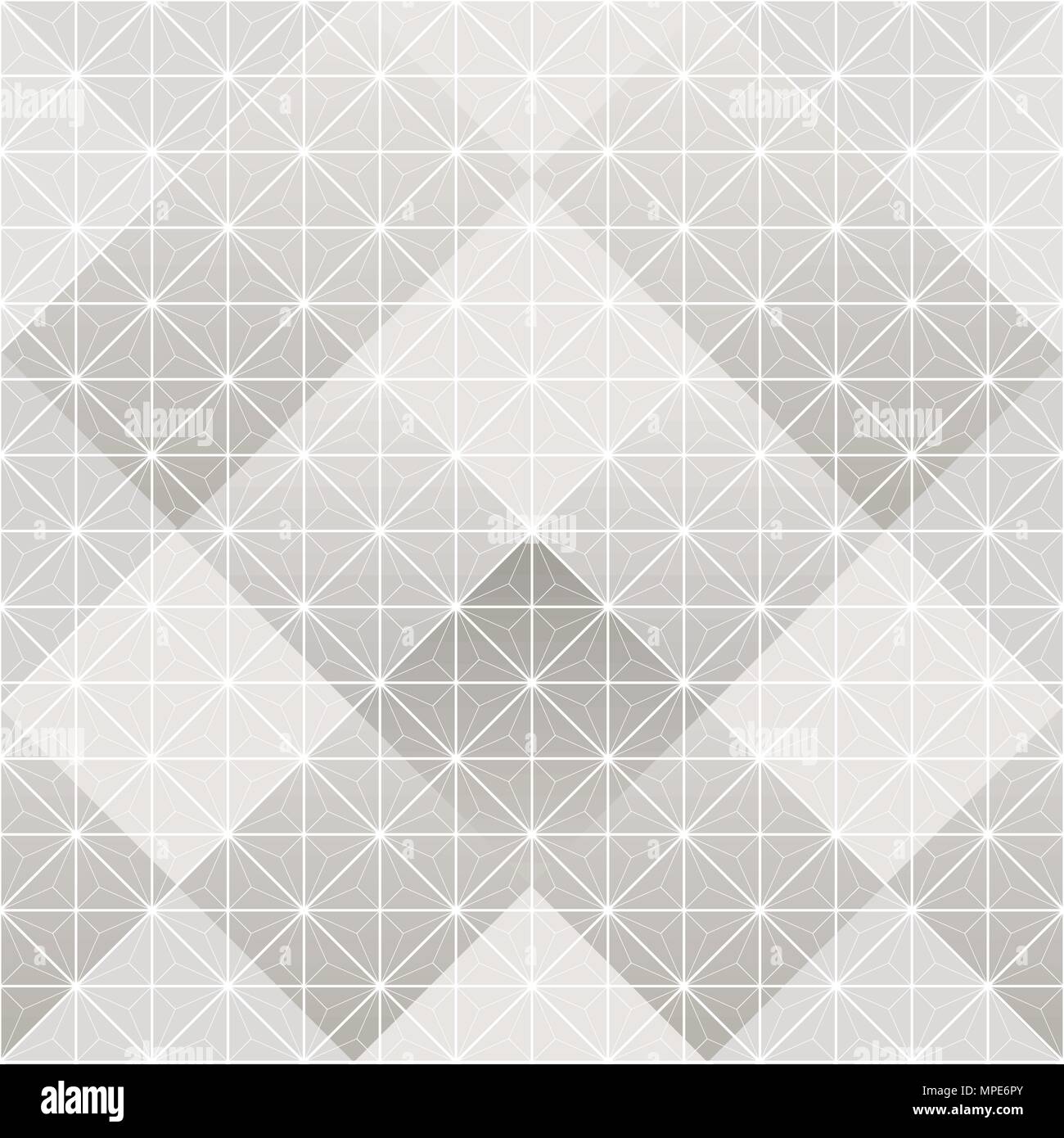 Abstract white geometric background. .Gray gradient texture.Vector ...
