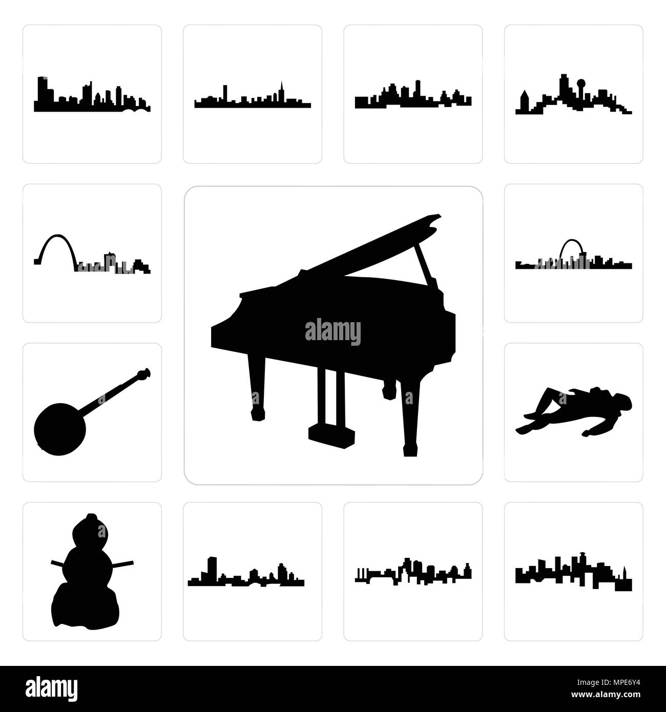 Austin, music scene Black and White Stock Photos & Images - Alamy