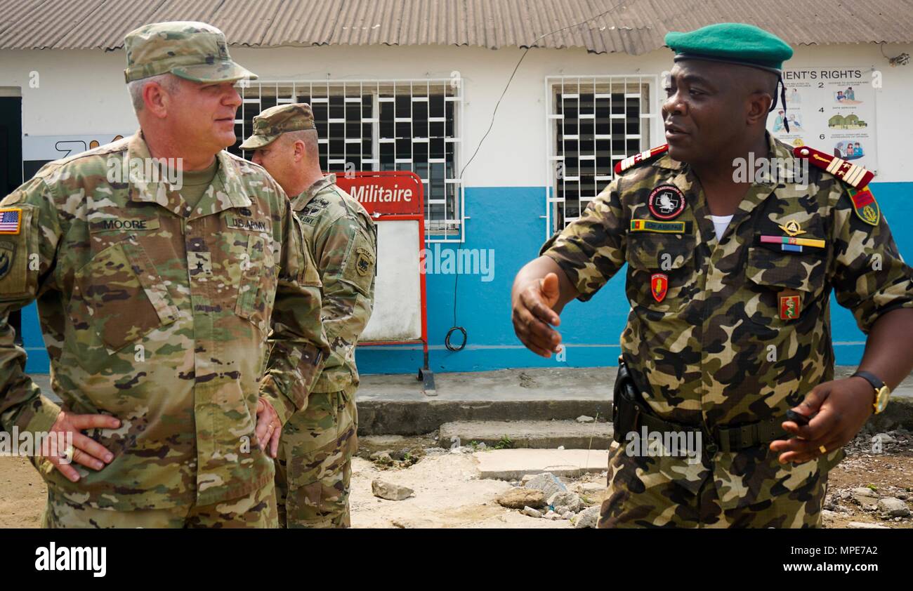Cameroonian Col. Abeng Mbozo'o, chief of the Region 2 Military Clinic ...