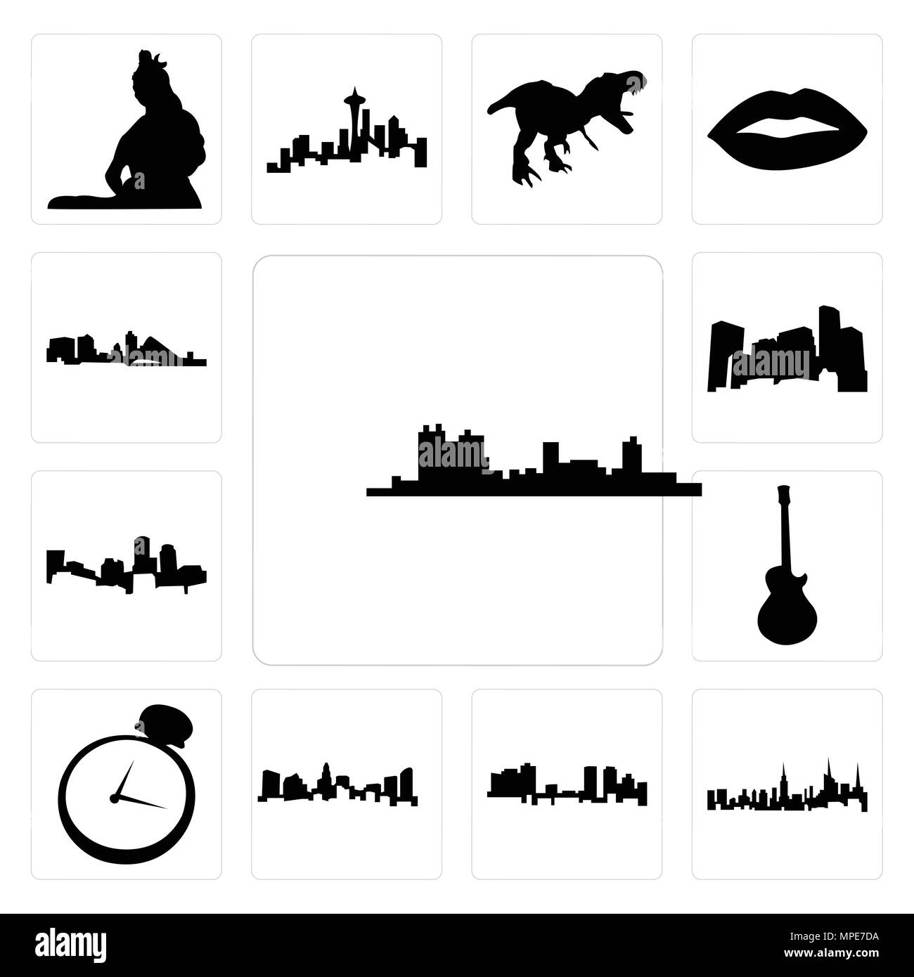 Paul building new york Stock Vector Images - Alamy