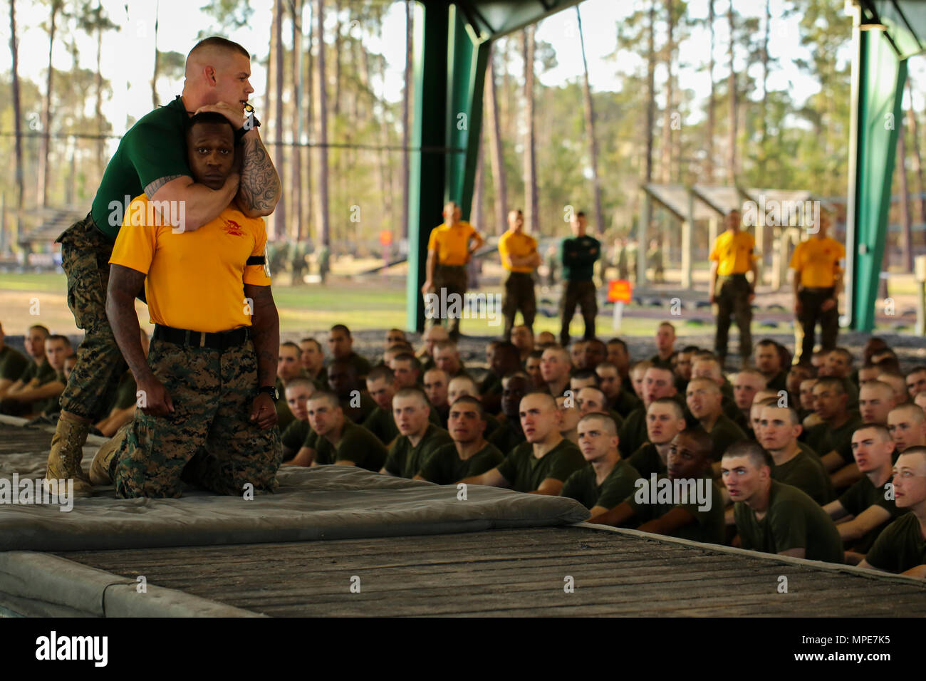 U.S. Marine Corps Sgt. Gabriel Adkins, a Marine Corps Martial Arts ...