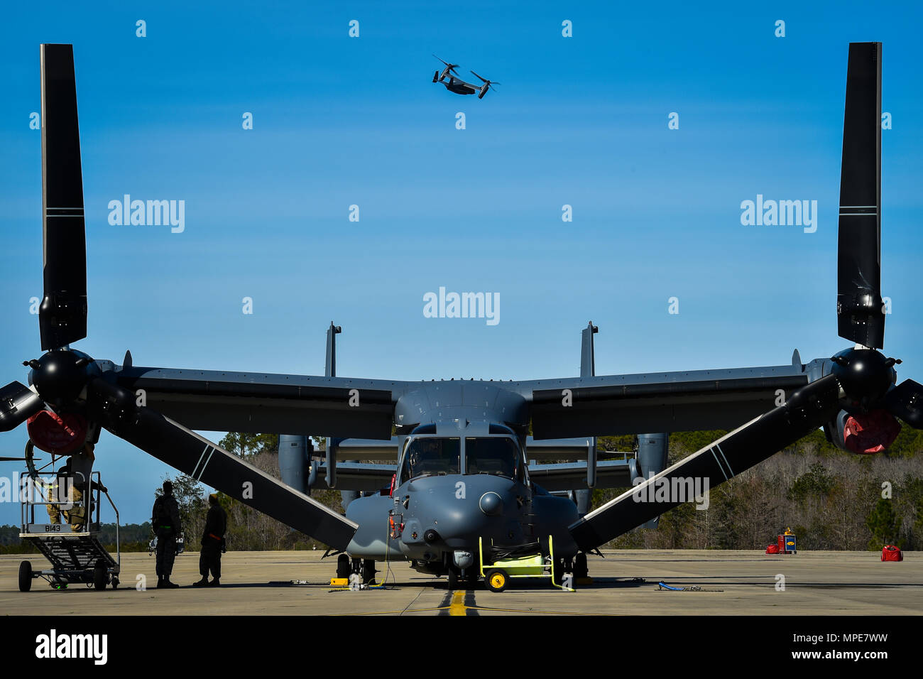 The CV-22 combines the vertical takeoff, hover and vertical landing ...
