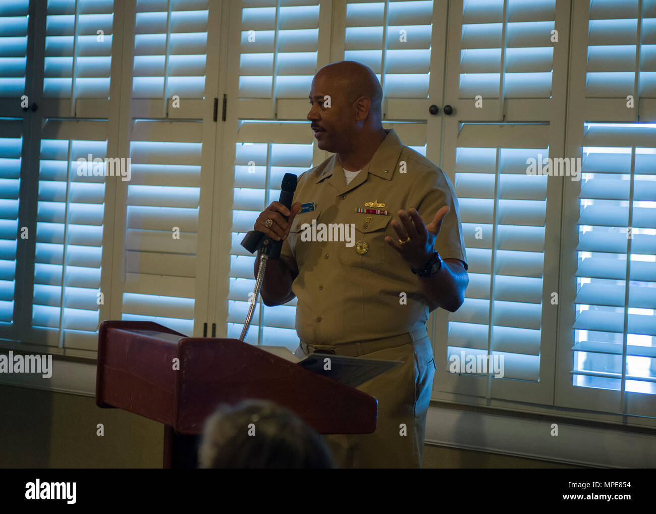 170207-N-AV234-052 PEARL HARBOR (Feb. 7, 2017) RADM John V. Fuller ...