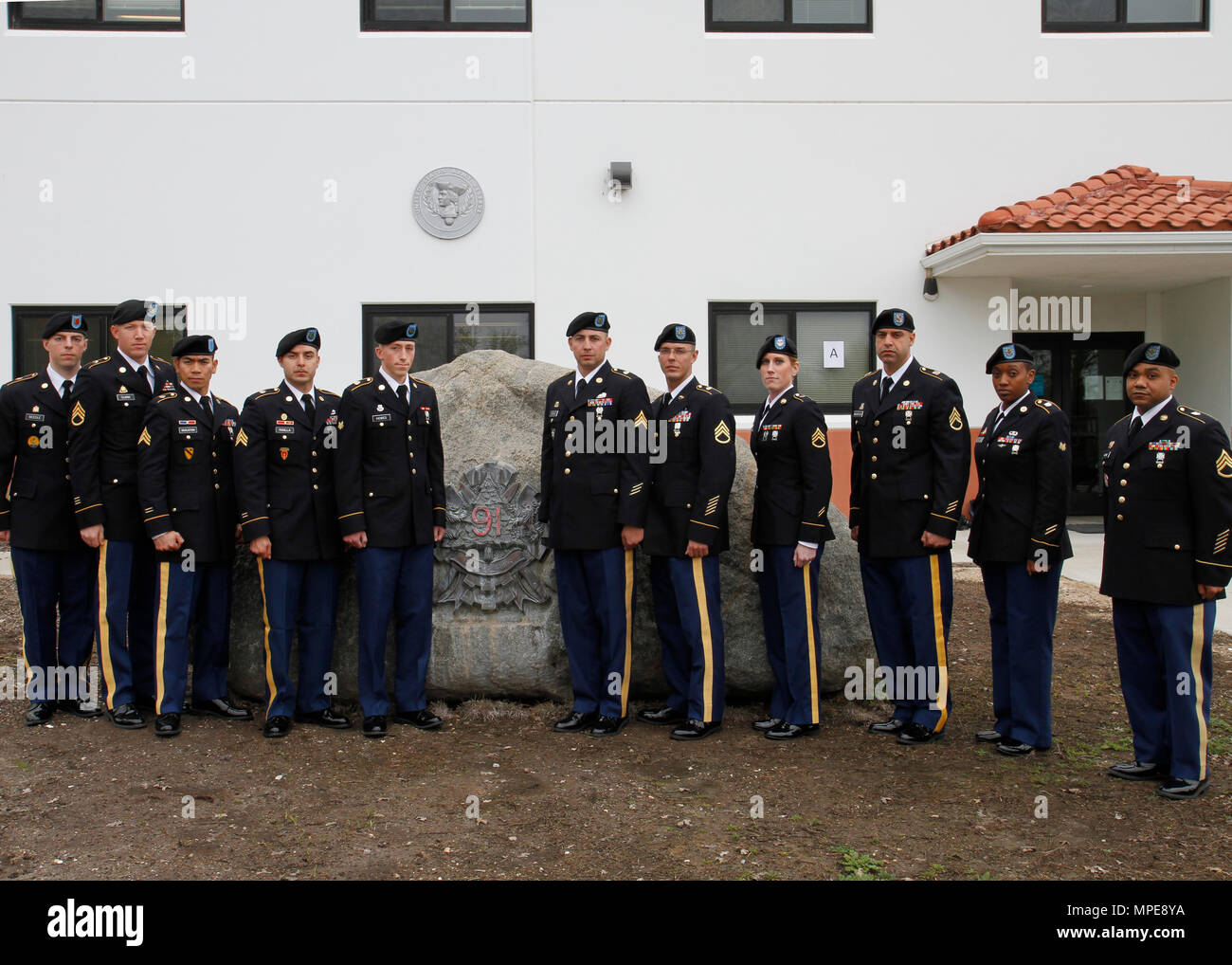 U.S. Army soldiers who competed and sponsored during the 91st Training ...