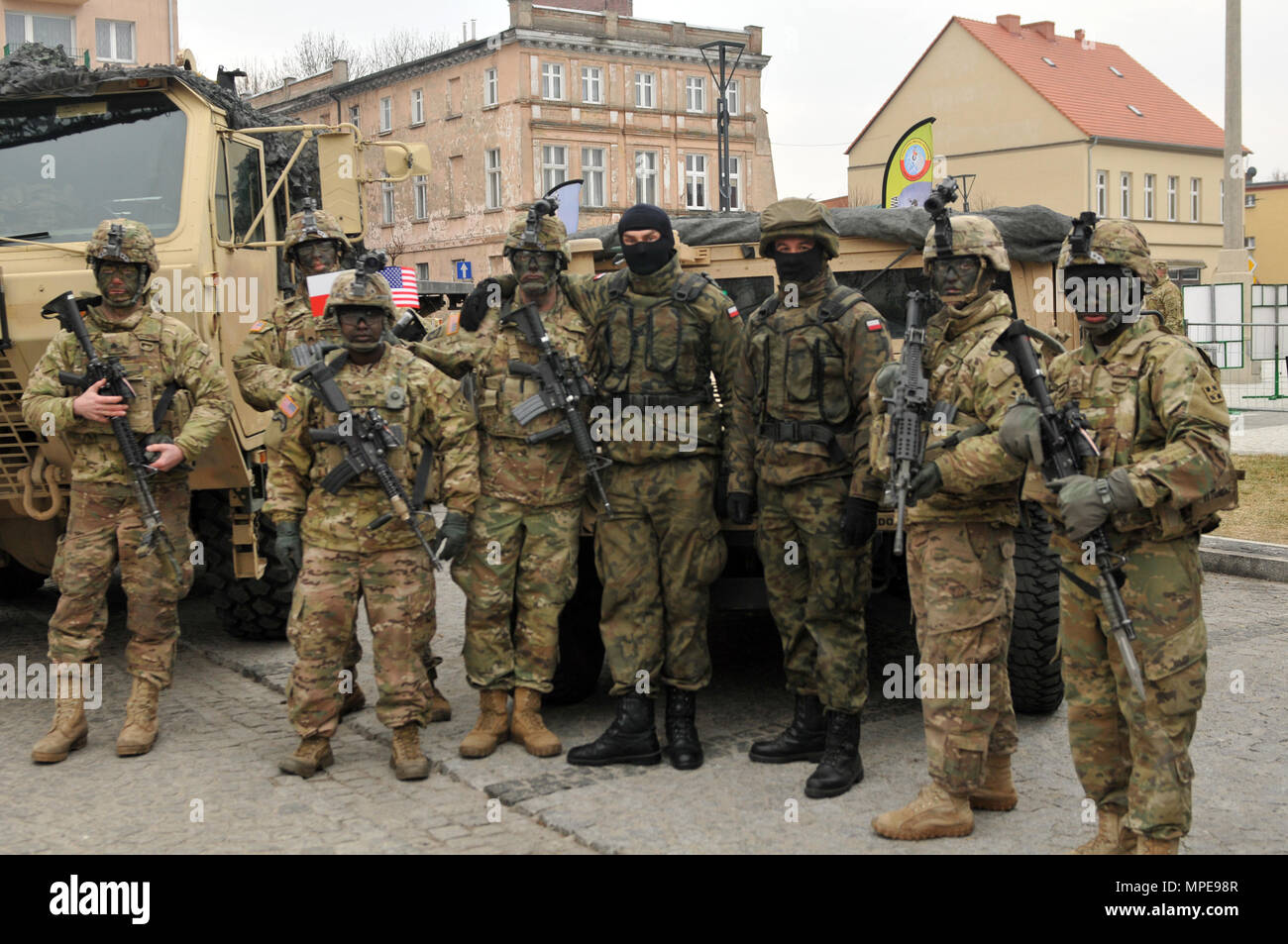 Soldiers assigned to 64th Brigade Support Battalion, 3rd Armored ...