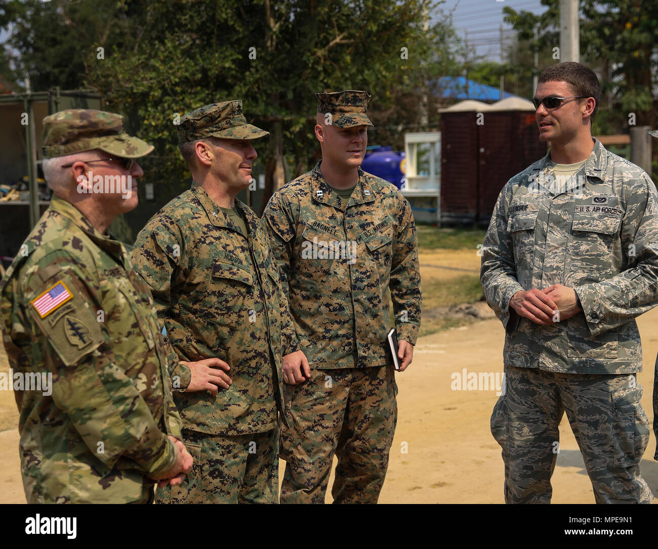 U.S. Air Force 1st Lt. Matthew Scheie, the officer in charge for ...