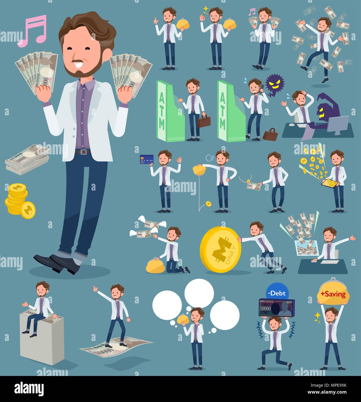 Stylish middle aged business Stock Vector Images - Alamy