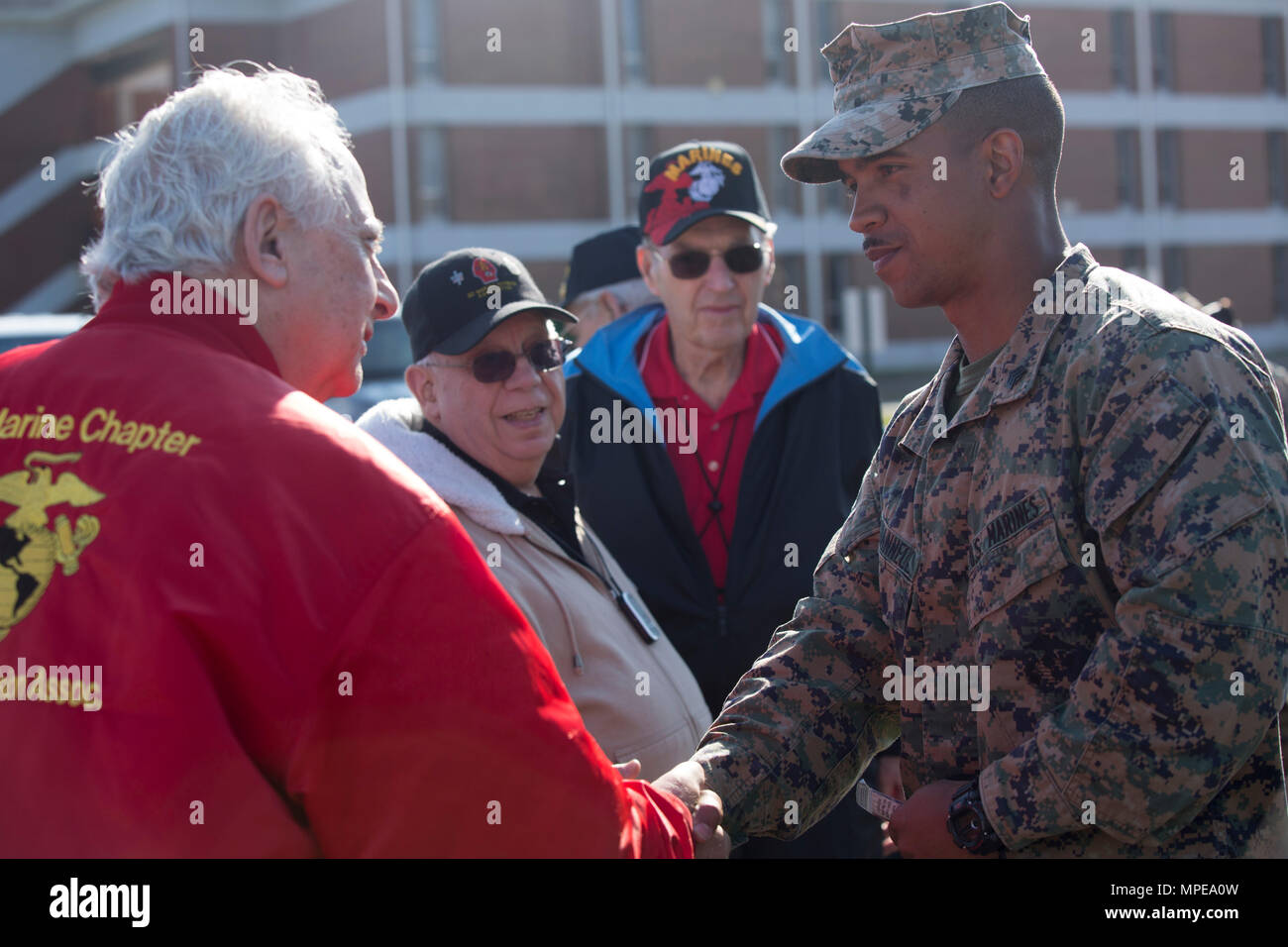 U.S. Marine Corps Sgt. Kyle Q. Mcdannell, instructor, Infantry Training ...