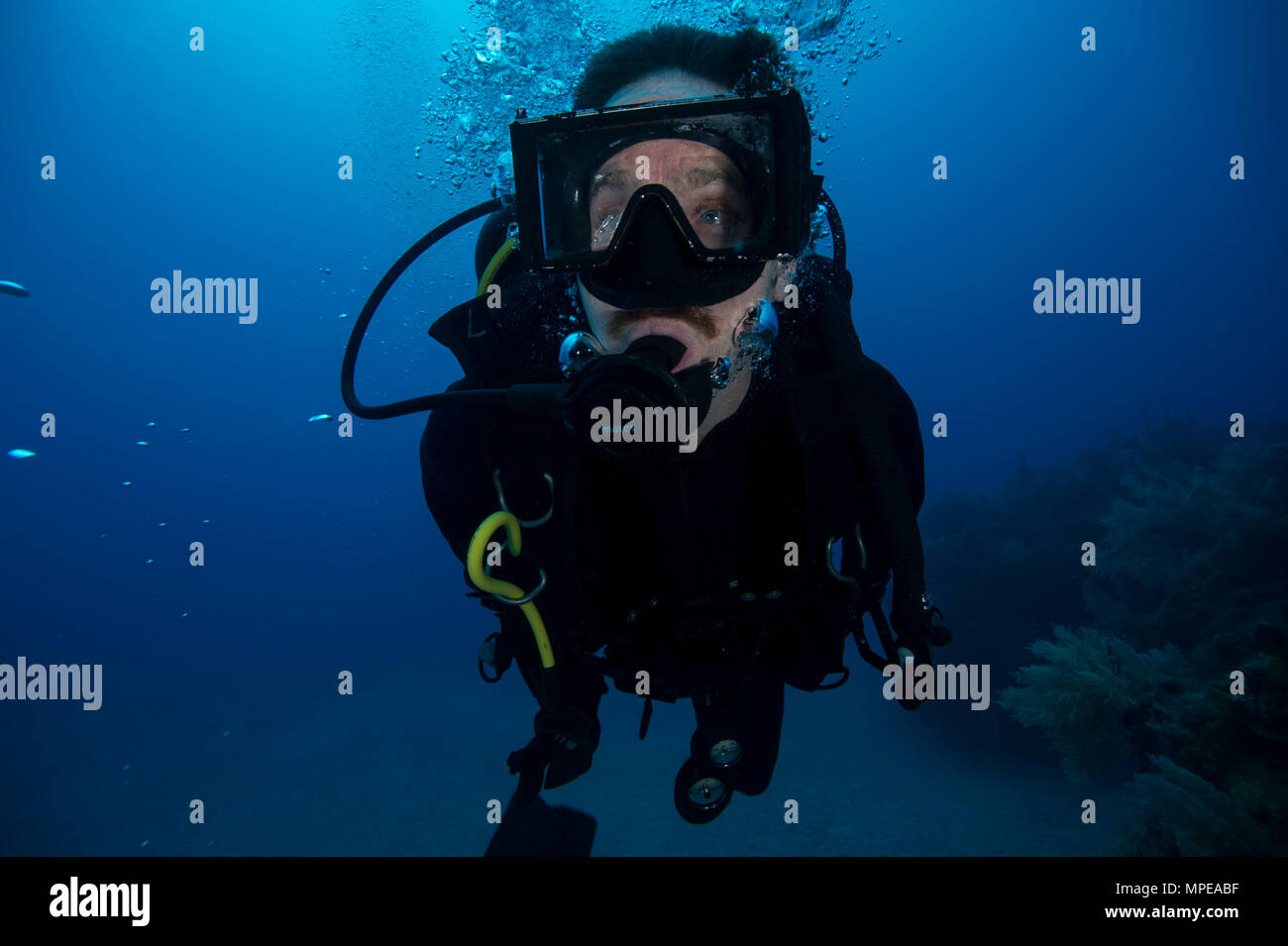 Chief Hospital Corpsman Eric Poston, assigned to Underwater ...