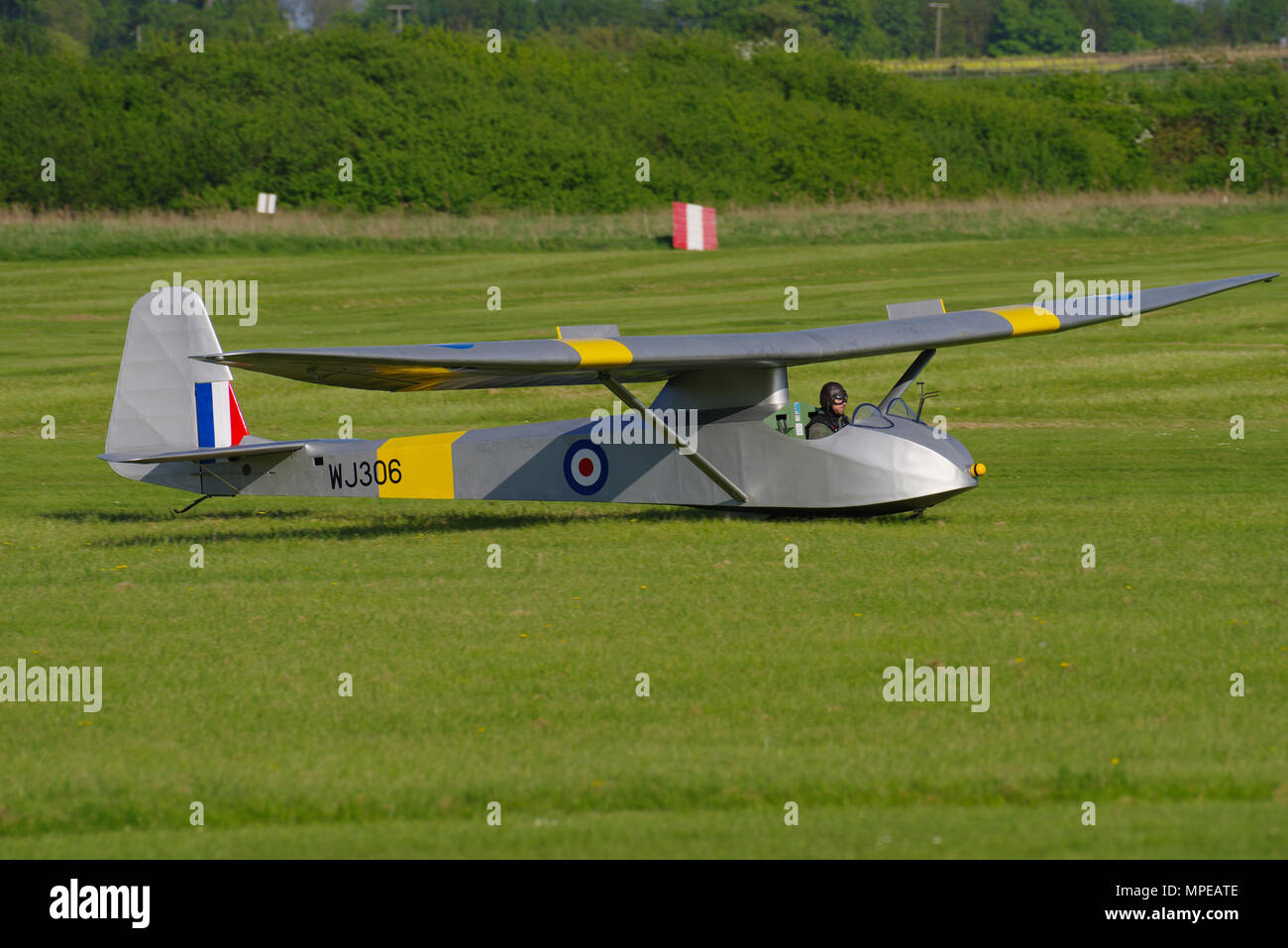 Slingsby Sedberg T21B, Glider WJ306 at Old Warden, Shuttleworth Stock ...