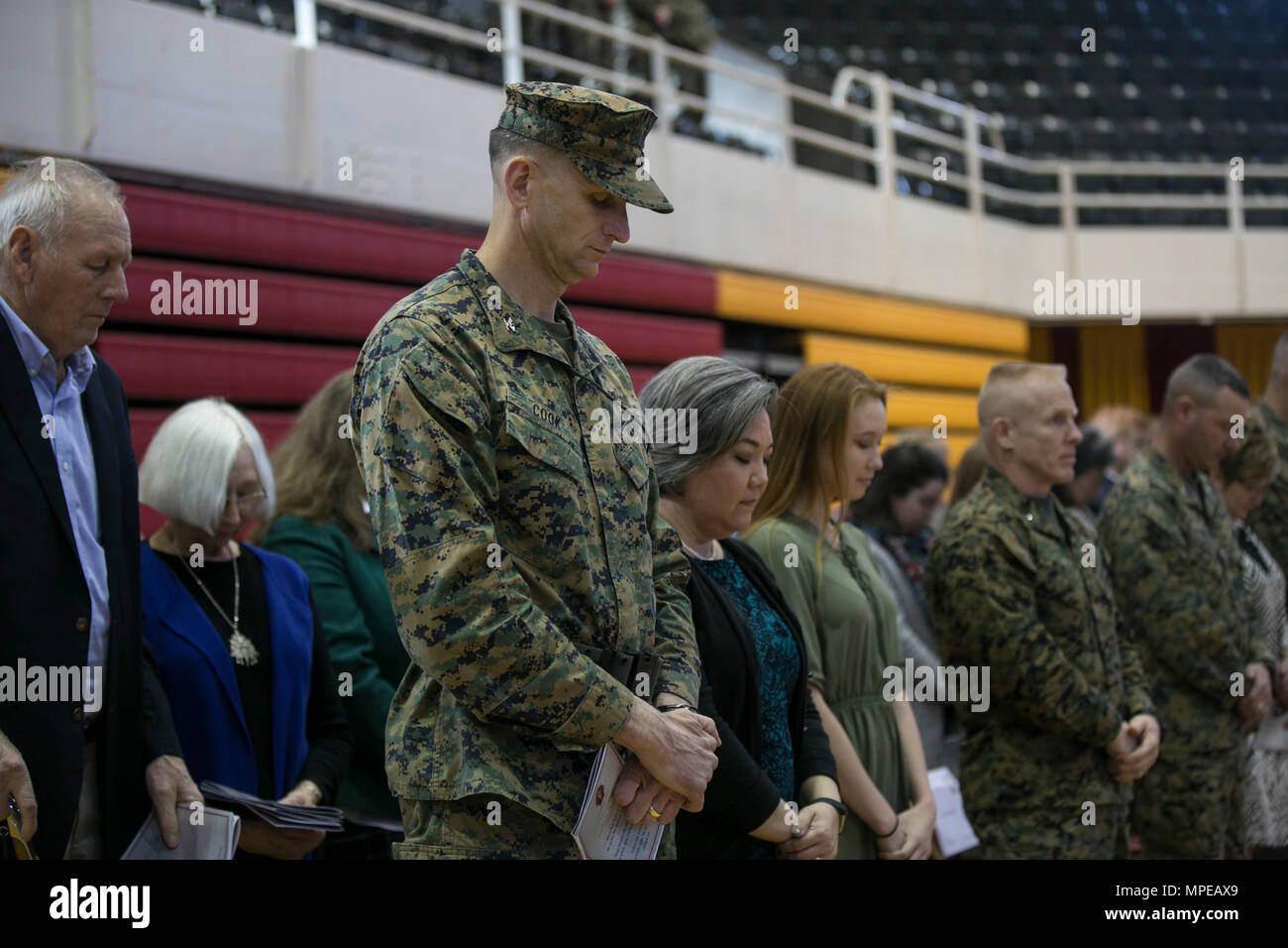 U.S. Marine Corps Col. Samuel C. Cook, on coming commanding officer ...