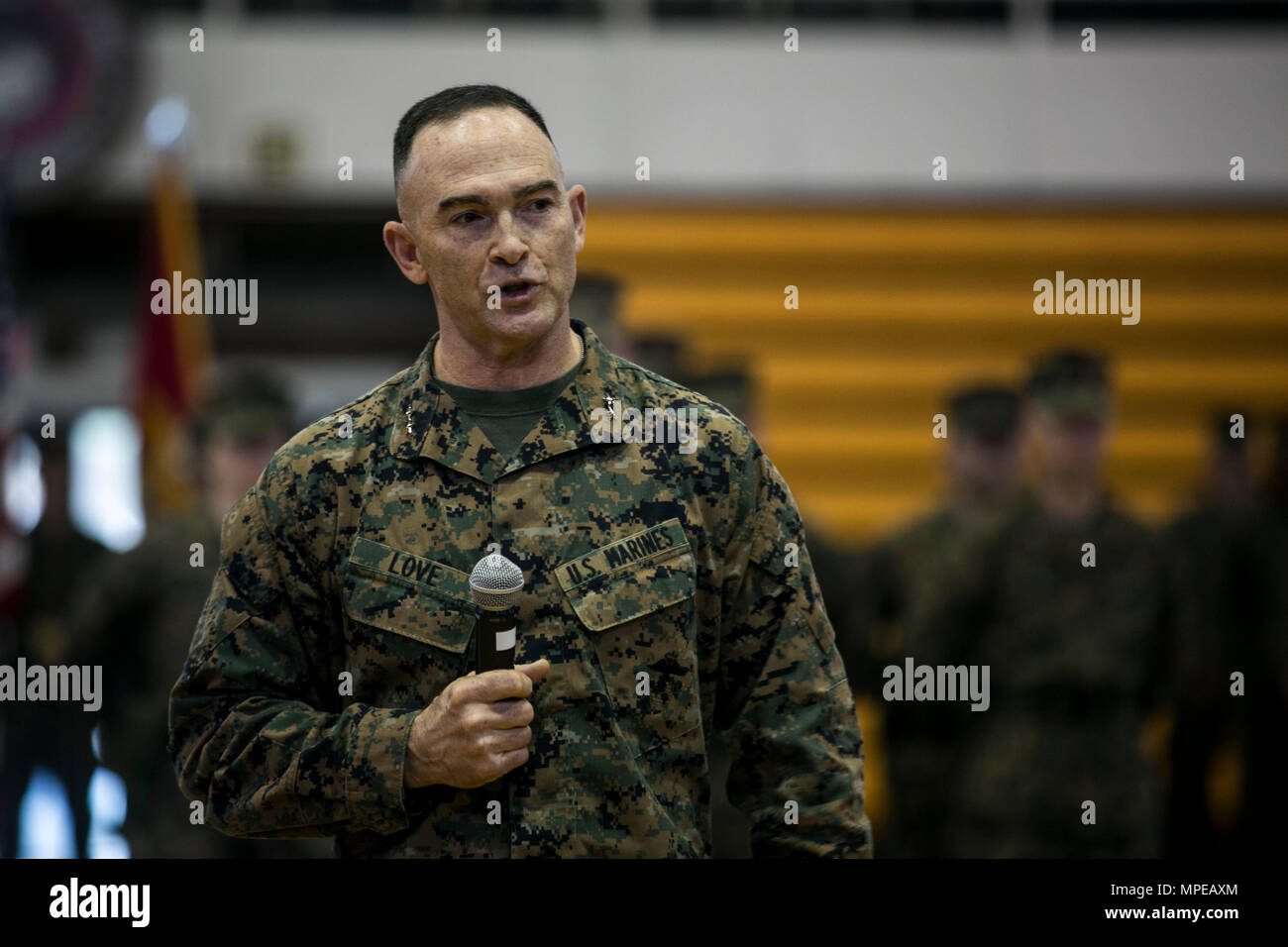 U.S. Marine Corps Maj. Gen. John K. Love, commanding general, 2nd ...