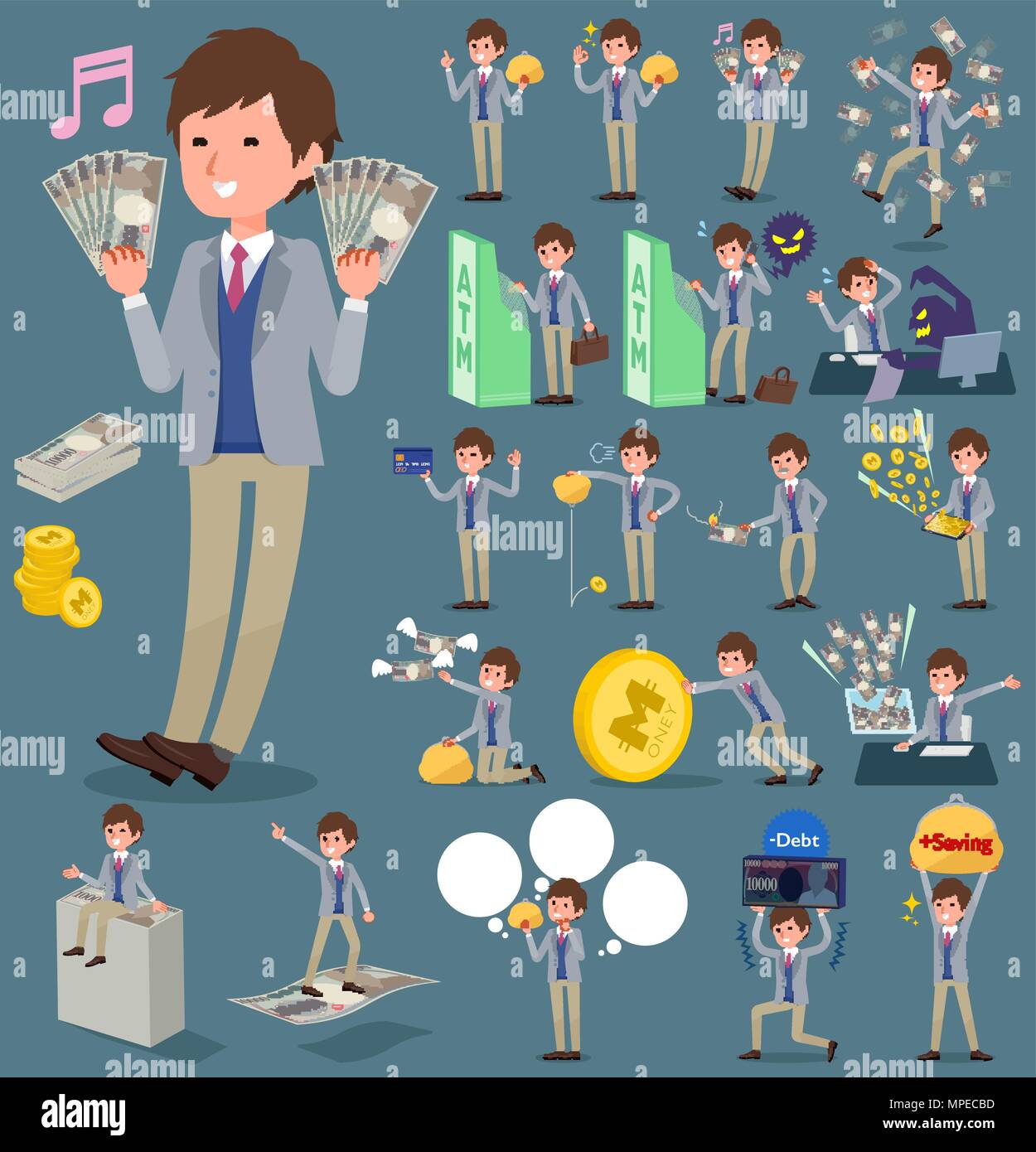 Money vest Stock Vector Images - Alamy