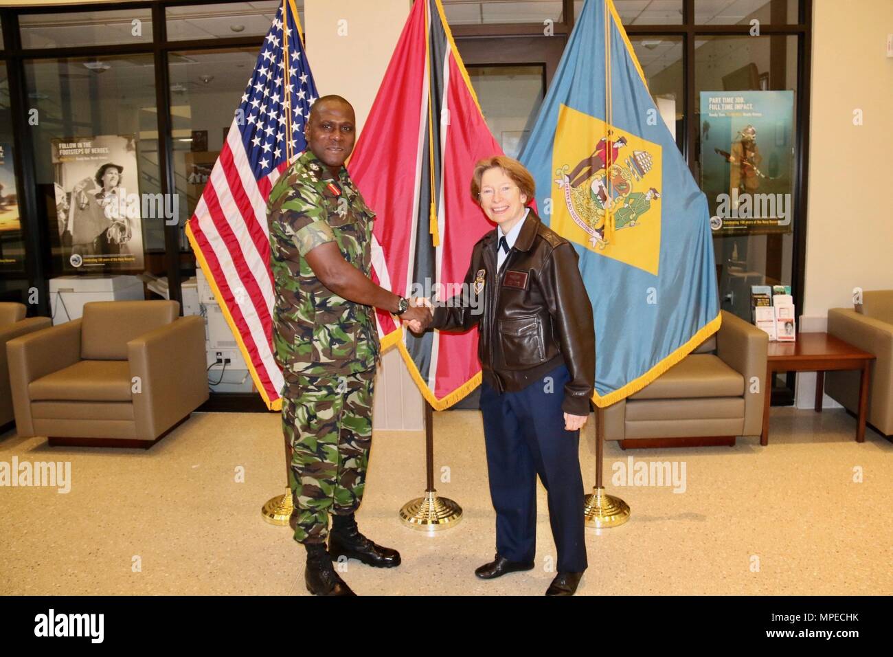 Brig. Gen. Carol Timmons and Brig. Gen. Rodney Smart, Chief of the ...
