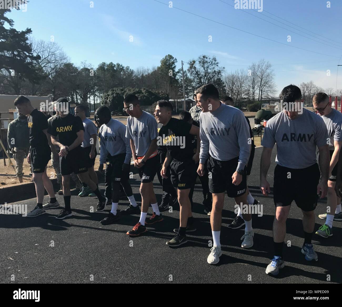 Participants in the 4th ESC Best Warrior Competition prepare for the ...