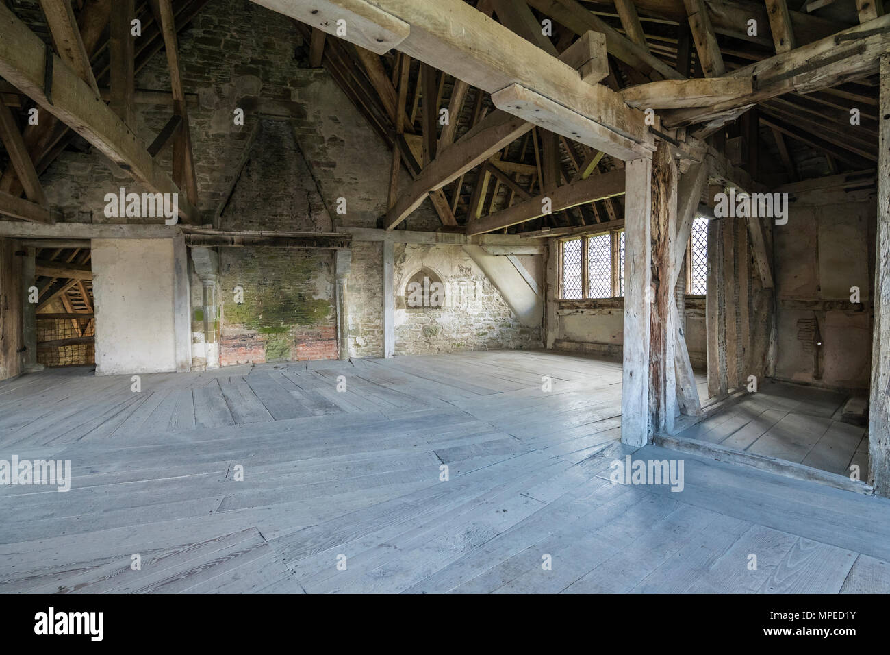 Stokesay castle shropshire interior hi-res stock photography and images ...