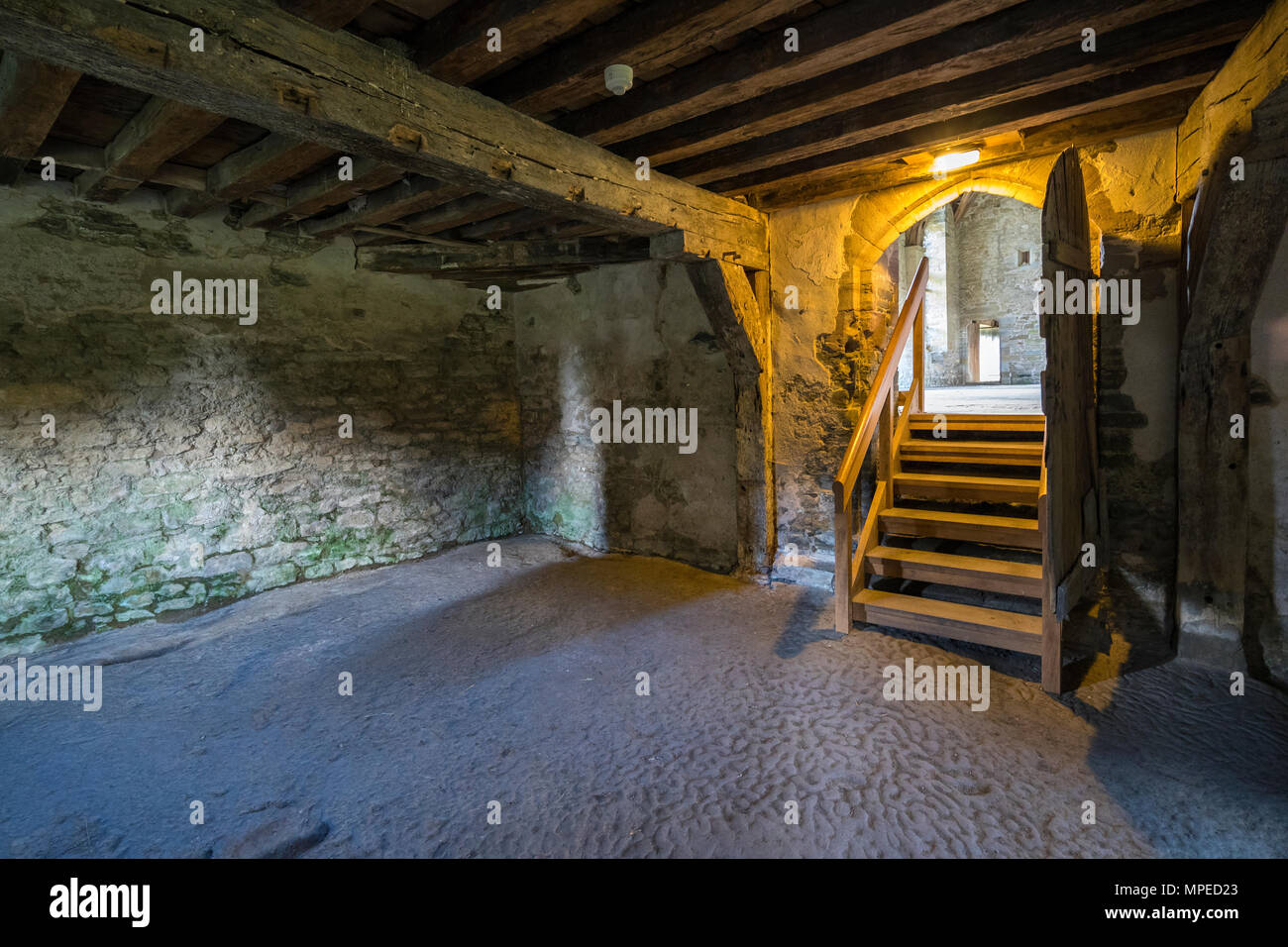 Stokesay castle shropshire interior hi-res stock photography and images ...