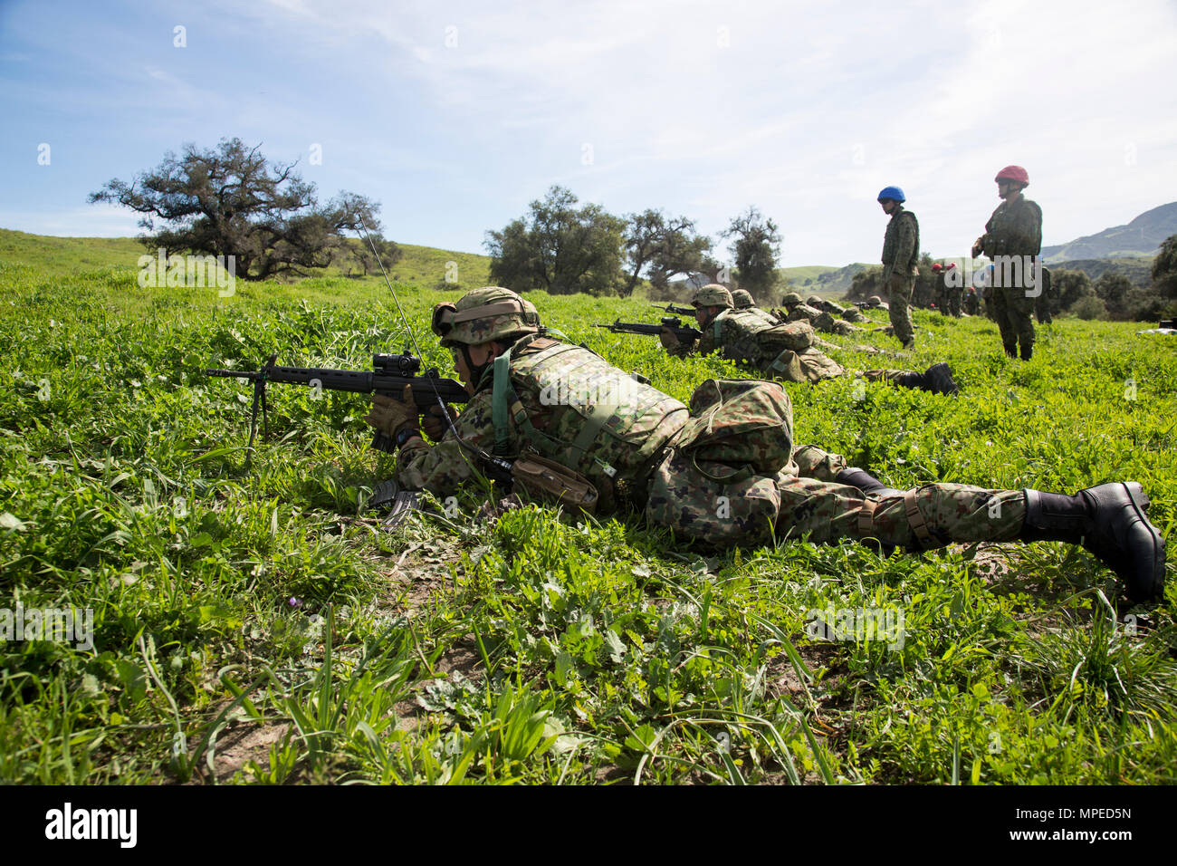 The 13th marine expeditionary unit and western army infantry regiment ...
