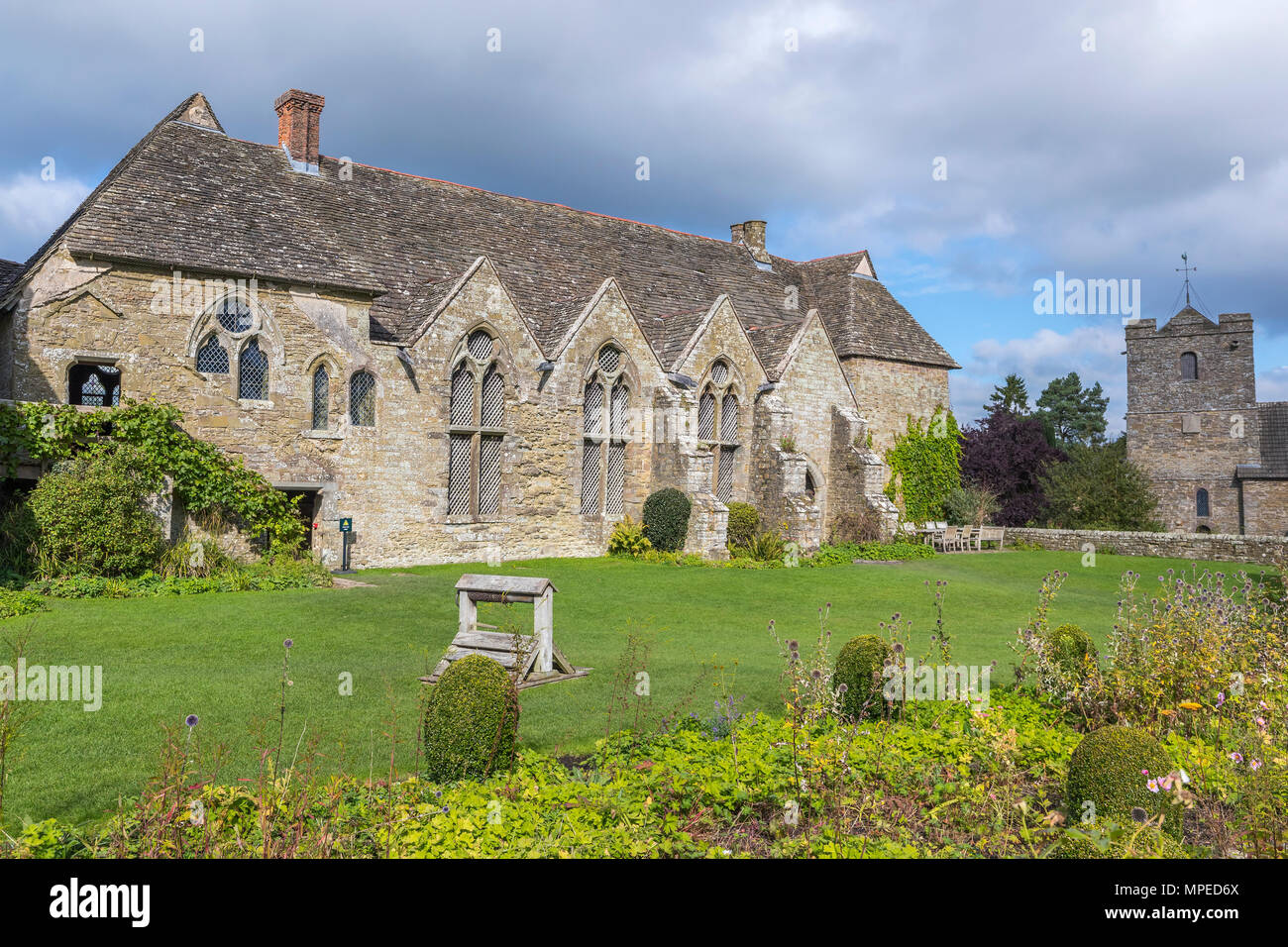 Stokesay Castle a fortified manor house, Stokesay, Shropshire, England ...