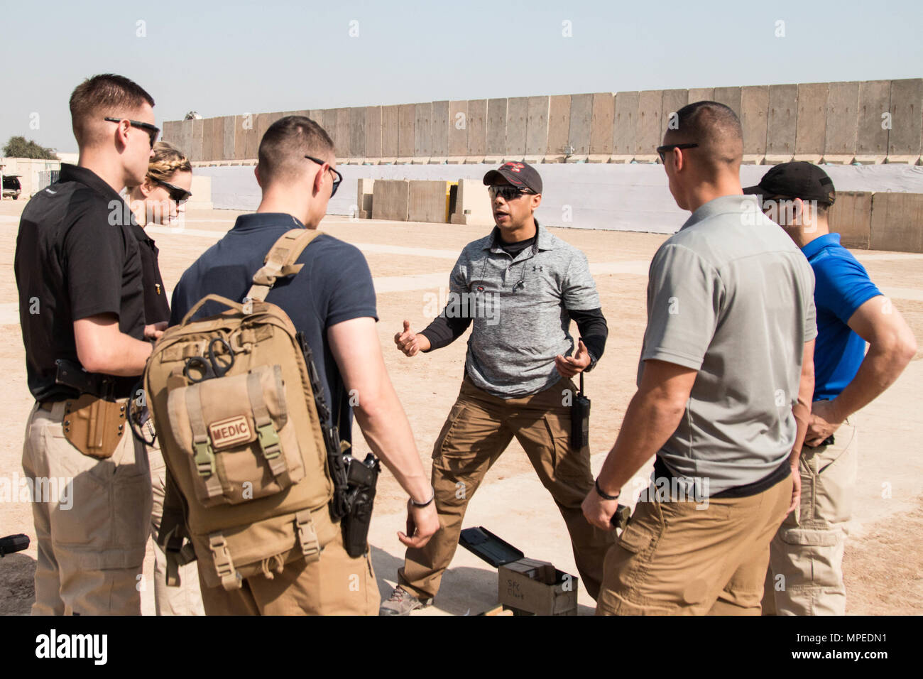 Sgt. 1st Class Gustavo Medrano, platoon sergeant, Personal Security ...