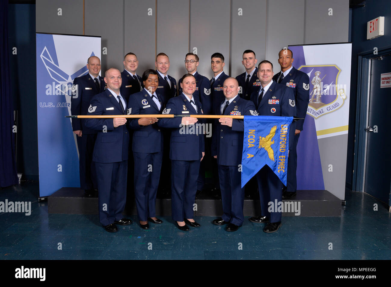 NCO academy class 17-2, A Flight, at the Chief Master Sergeant Paul H ...