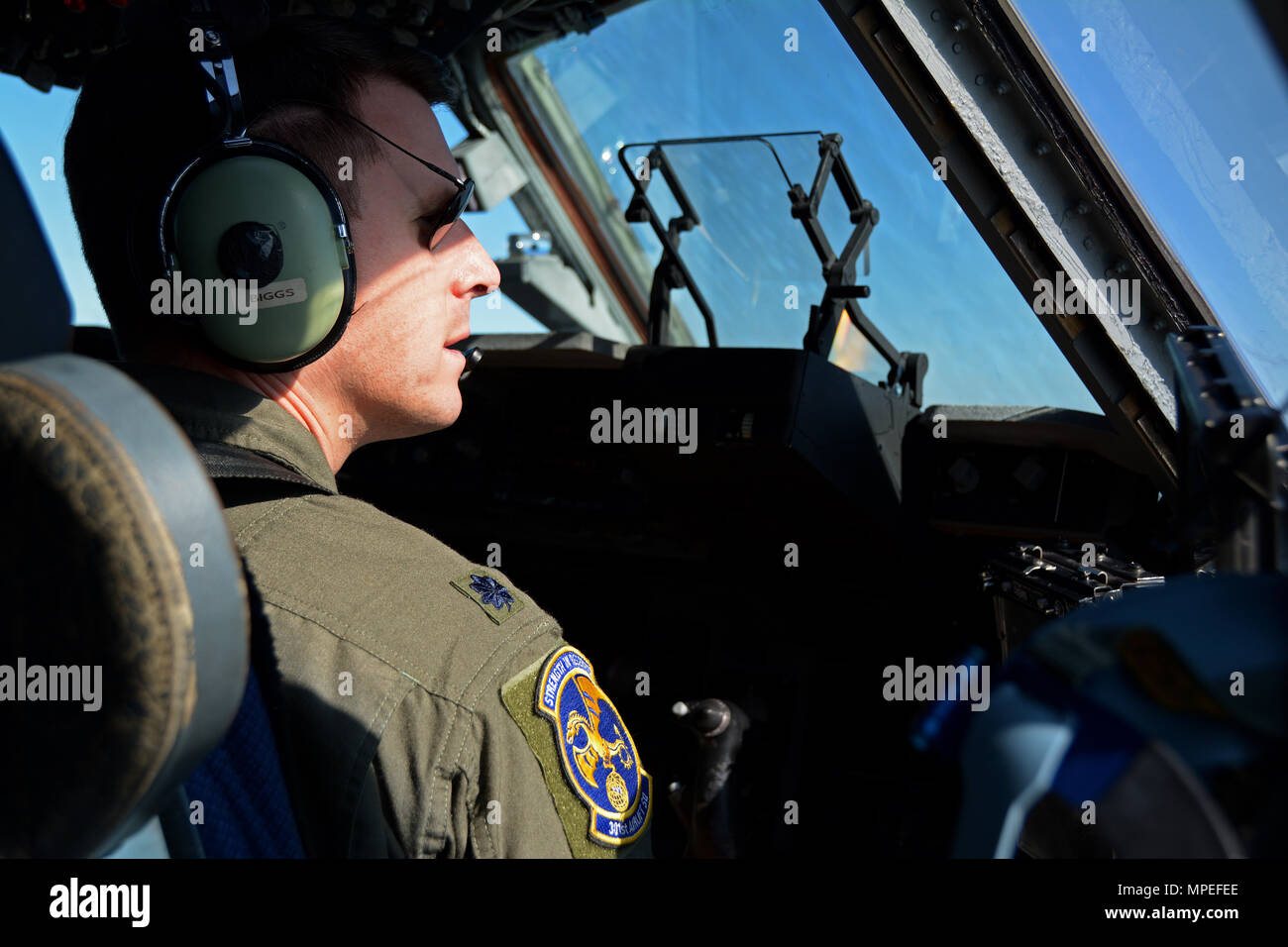 Lt. Col. Jason Biggs, 301st Airlift Squadron C-17 Globemaster III pilot ...