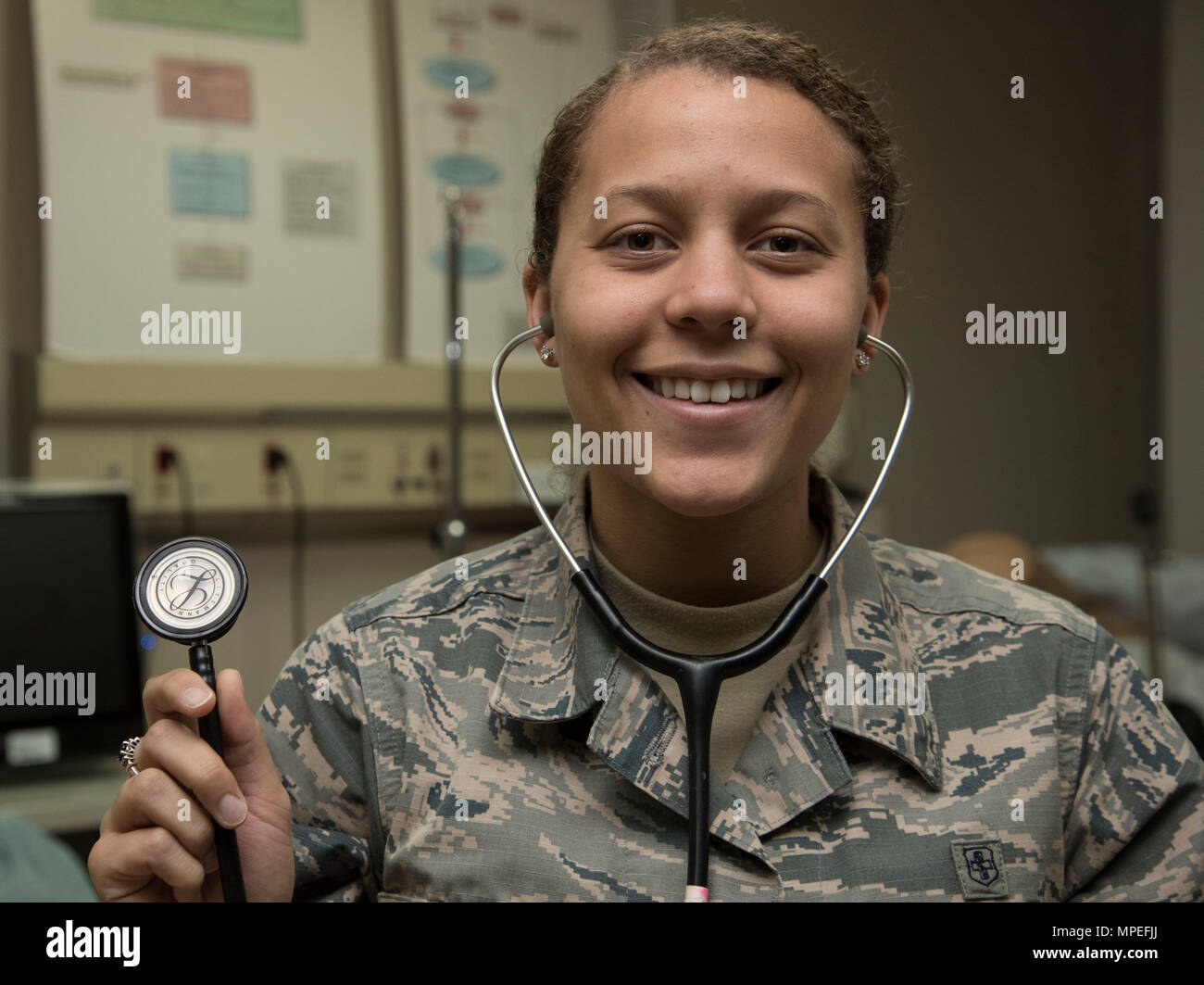 U.S. Air Force Airman 1st Class Dominique Case, a 35th Medical ...
