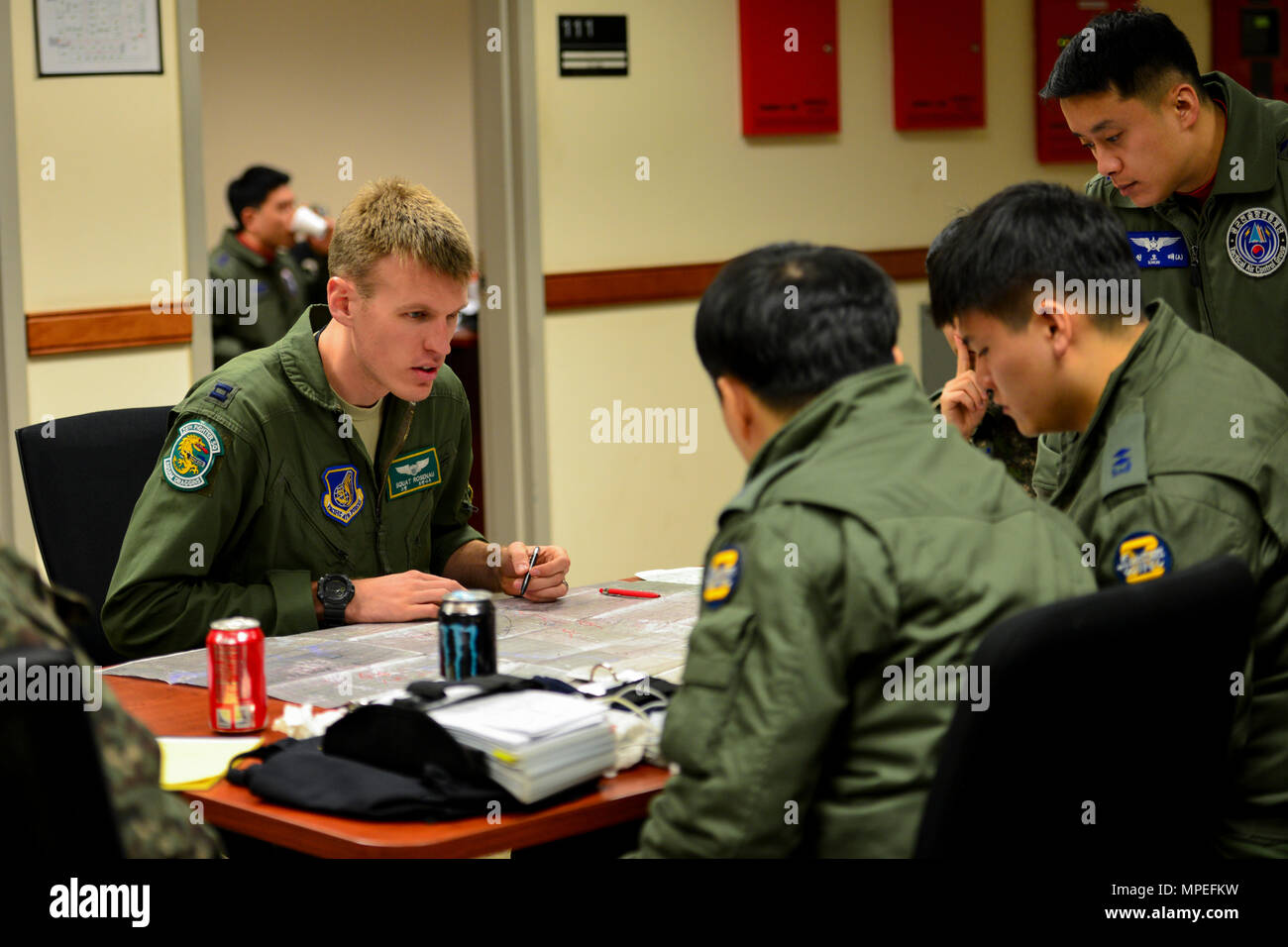 U.S. Air Force Capt. James Rosenau, 25th Fighter Squadron pilot ...
