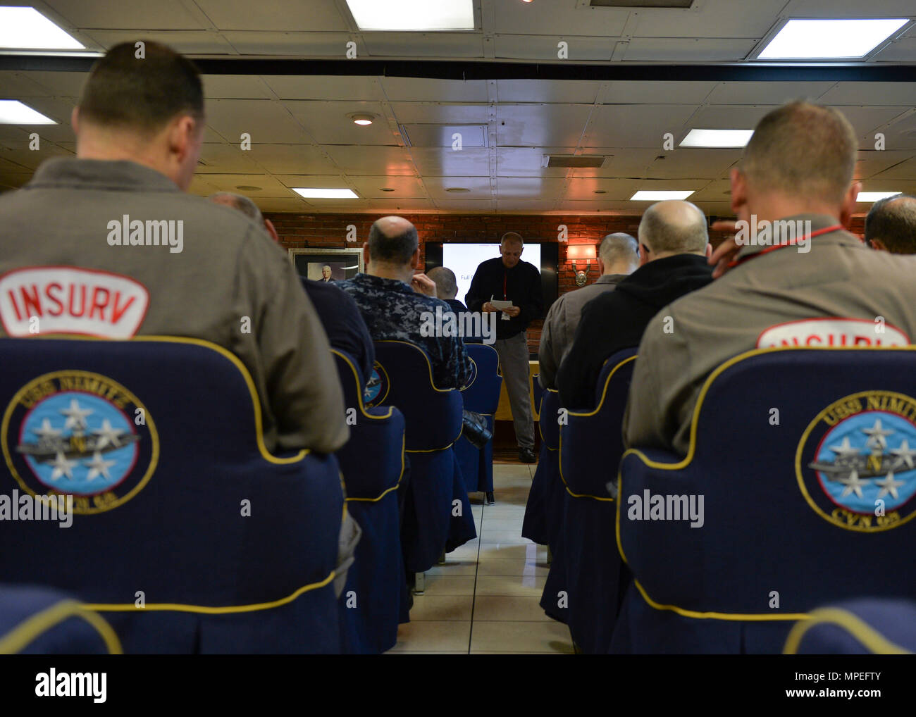 170214-N-JH929-061 PACIFIC OCEAN (Feb. 14, 2017) Capt. David Owen, an ...
