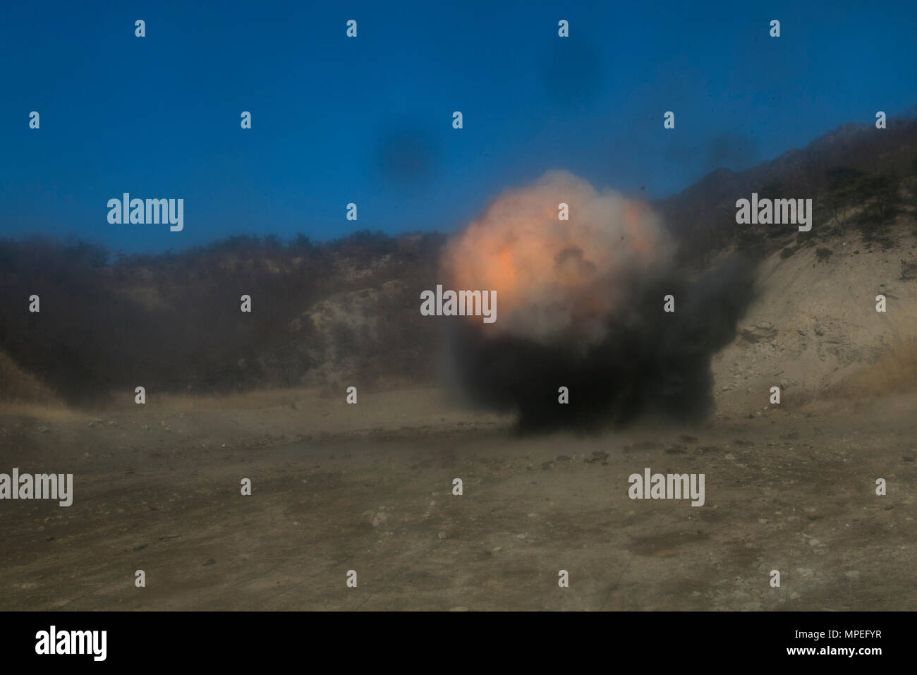 Cratering charge hi-res stock photography and images - Alamy