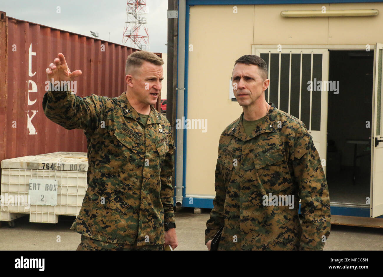 Col. Daniel Greenwood, the commanding officer of Special Purpose Marine ...