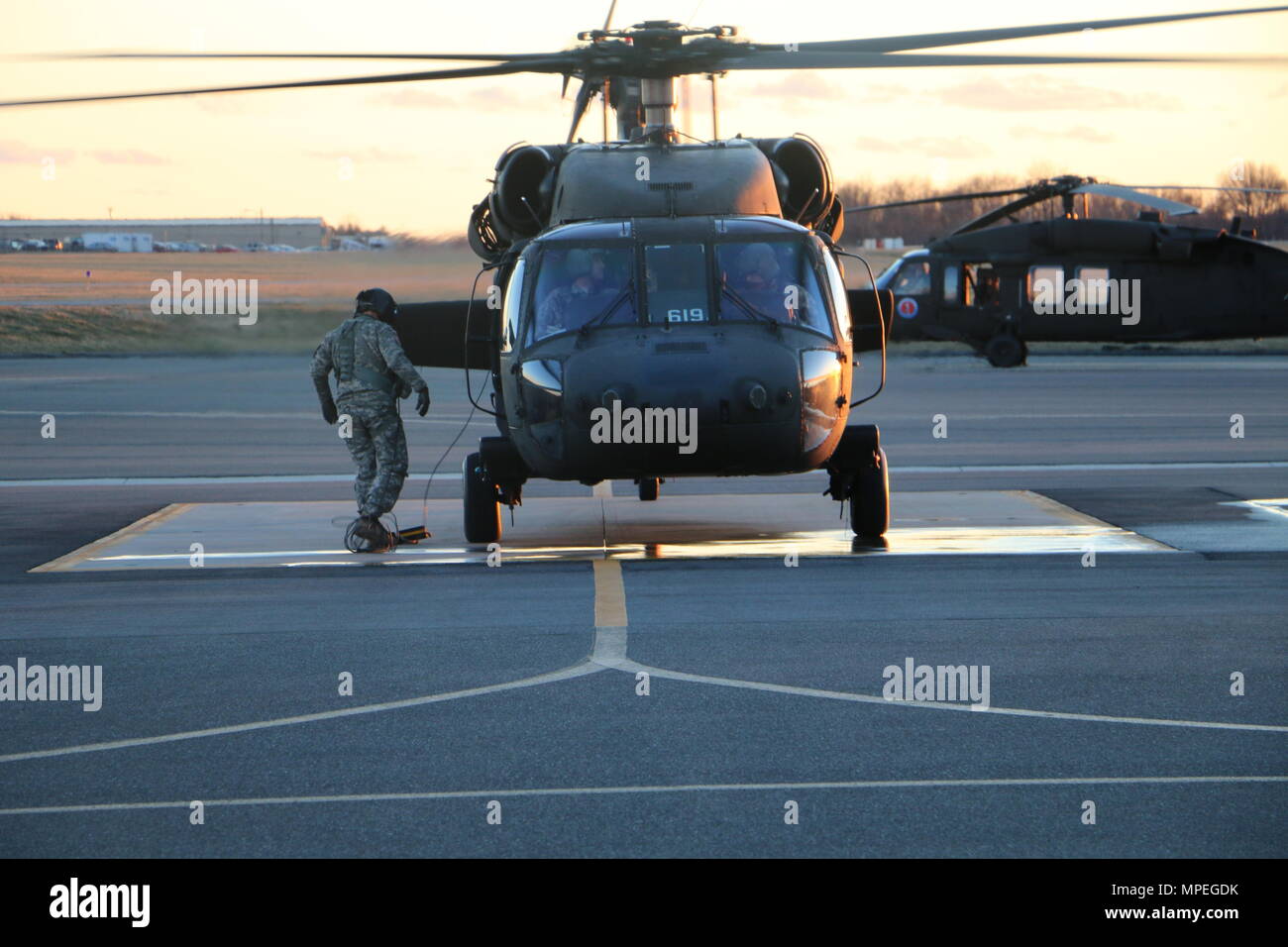 After completing a ''fini flight,'' a Chief Warrant Officer 5 performs ...