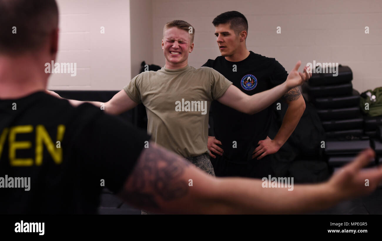 U.S. Air Force Airman 1st Class Timothy Bukovich, 19th Security Forces ...