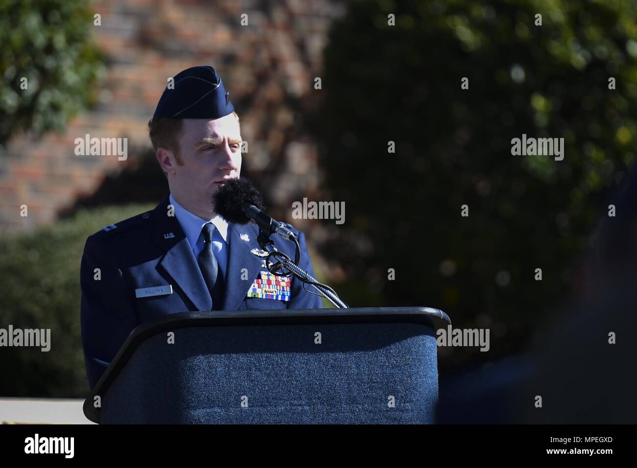 Capt. Sean Sullivan, a flight commander with the 25th Intelligence ...