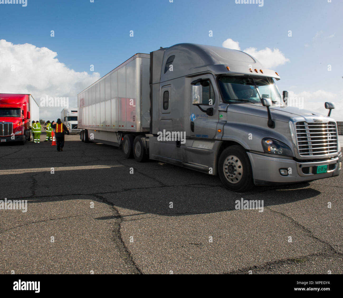 Auxiliary spillway staging area hi-res stock photography and images - Alamy