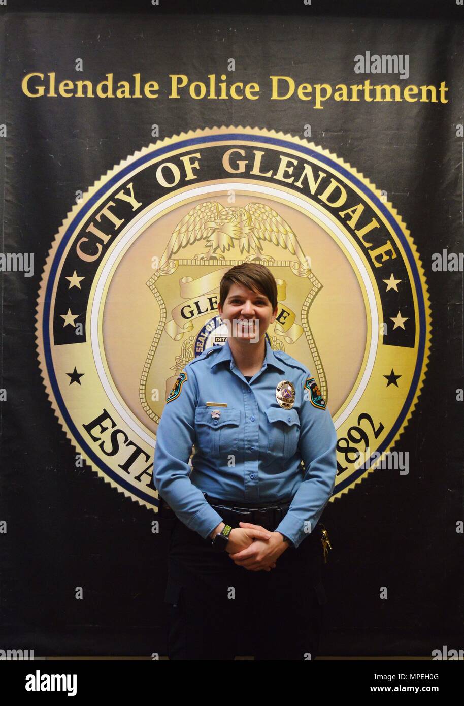 Ashley Street, security officer with Security Services, a non-sworn ...