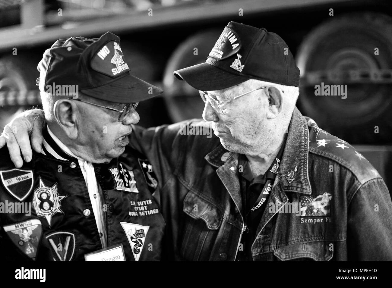 Damaso Sutis and Gene E. Bell reminisce about their experiences during ...