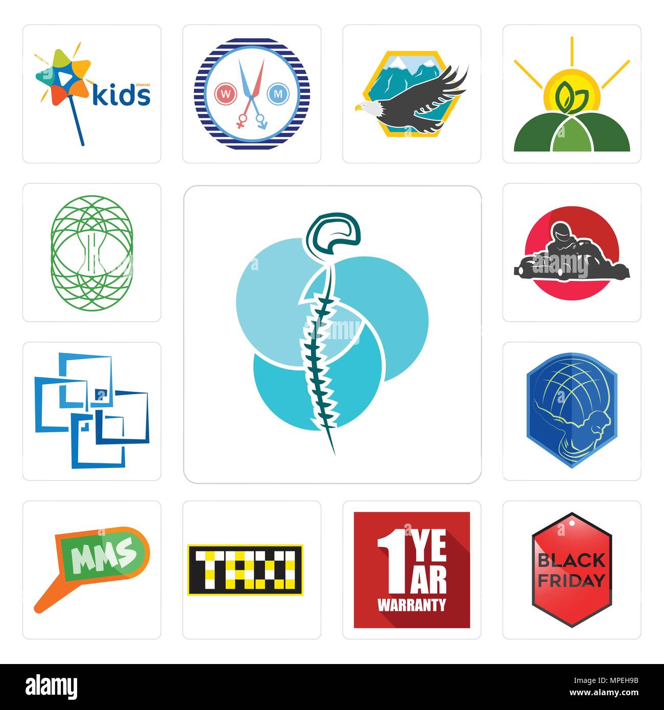 Mms technology logo Stock Vector Images - Alamy