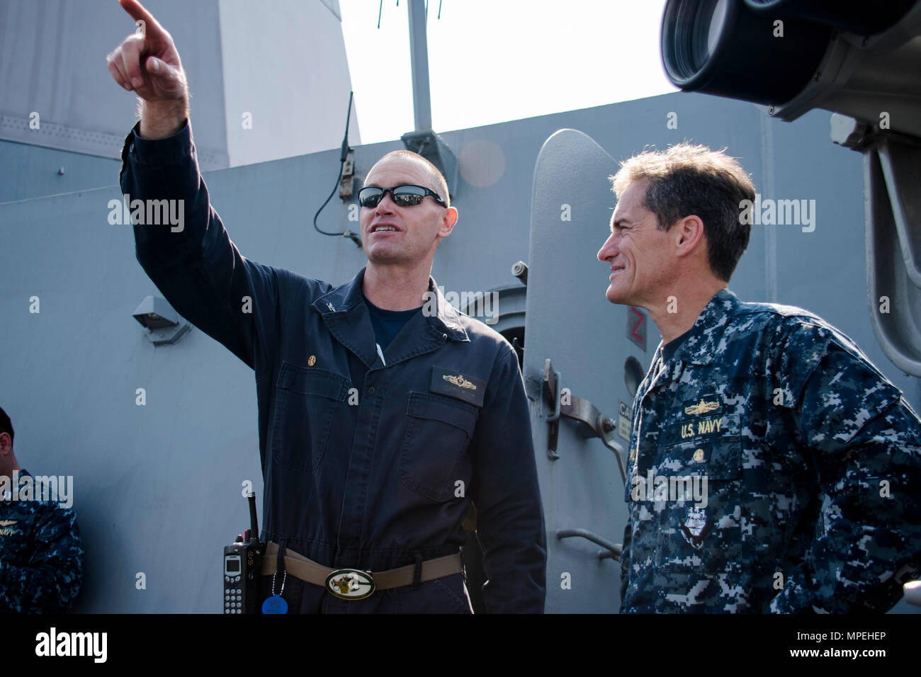 170216-N-JH293-222 GULF OF THAILAND (Feb. 16, 2017) Capt. Nathan Moyer ...