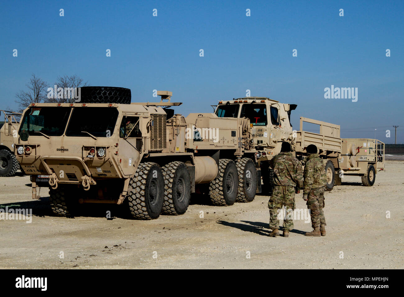 Soldiers from the 1st Battalion, 8th Infantry Regiment, 3rd Armored ...