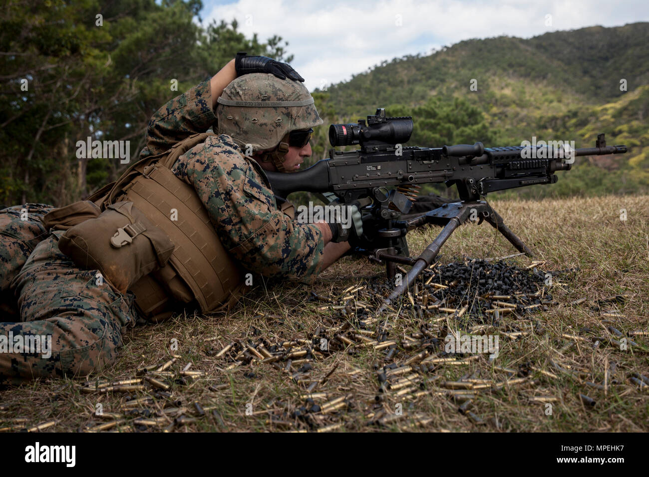 Pfc. Christian A. Vargas, an electrician with Combat Logistics ...