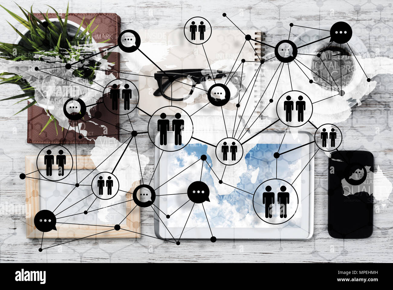 Social connection and networking concepts Stock Photo - Alamy
