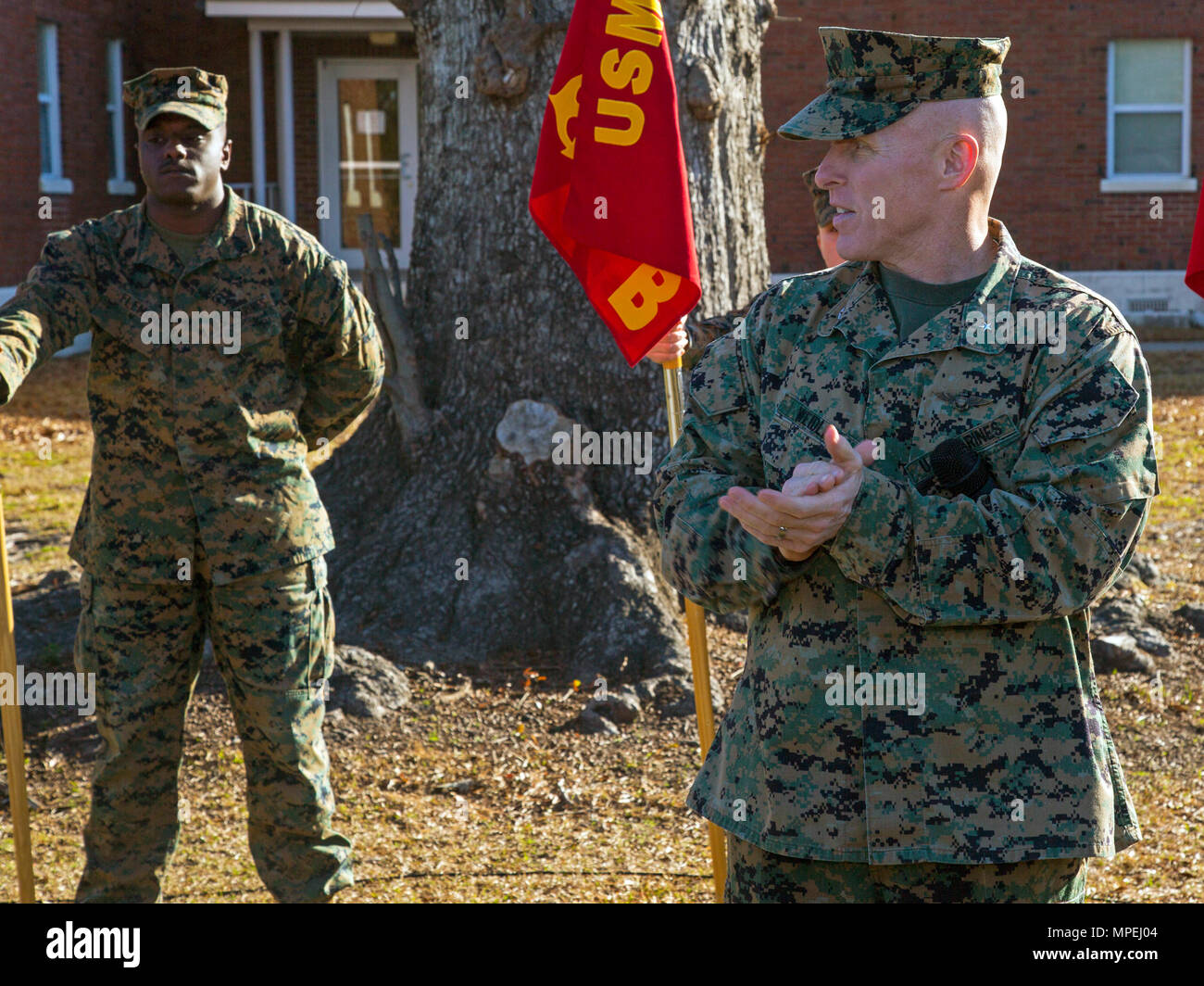 U.S. Marine Corps Brig. Gen. Thomas D. Weidley, commanding general ...