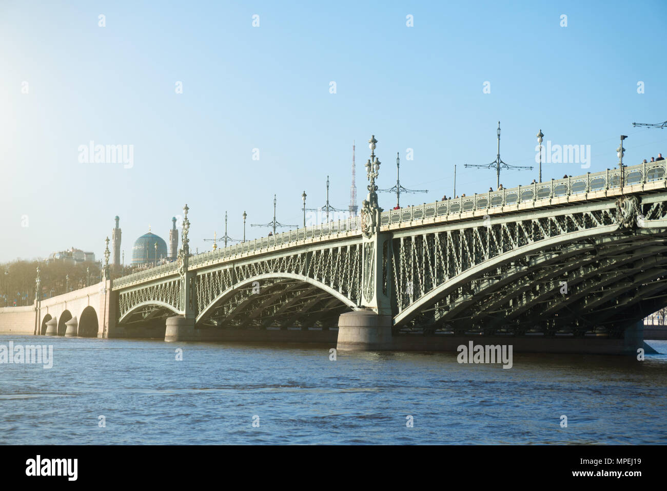 Drawbridge across neva river hi-res stock photography and images - Alamy