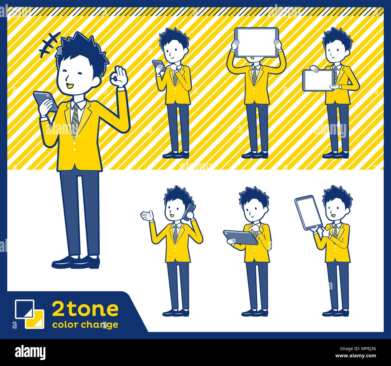Blue Blazer School Stock Vector Images - Alamy