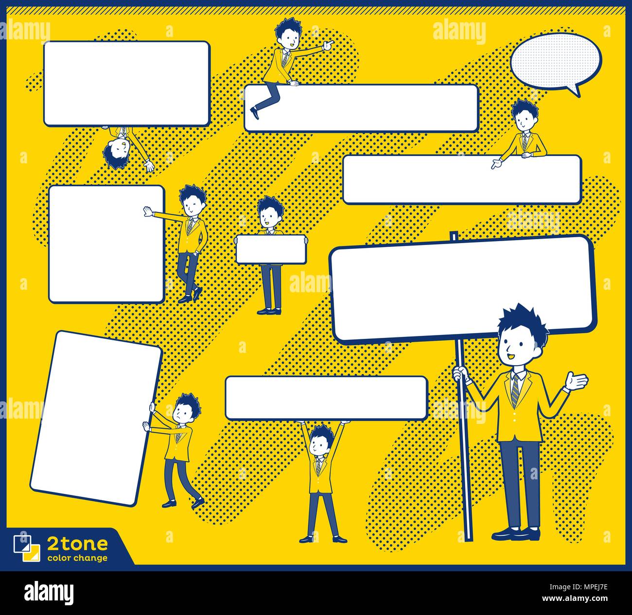 Blue Blazer School Stock Vector Images - Alamy