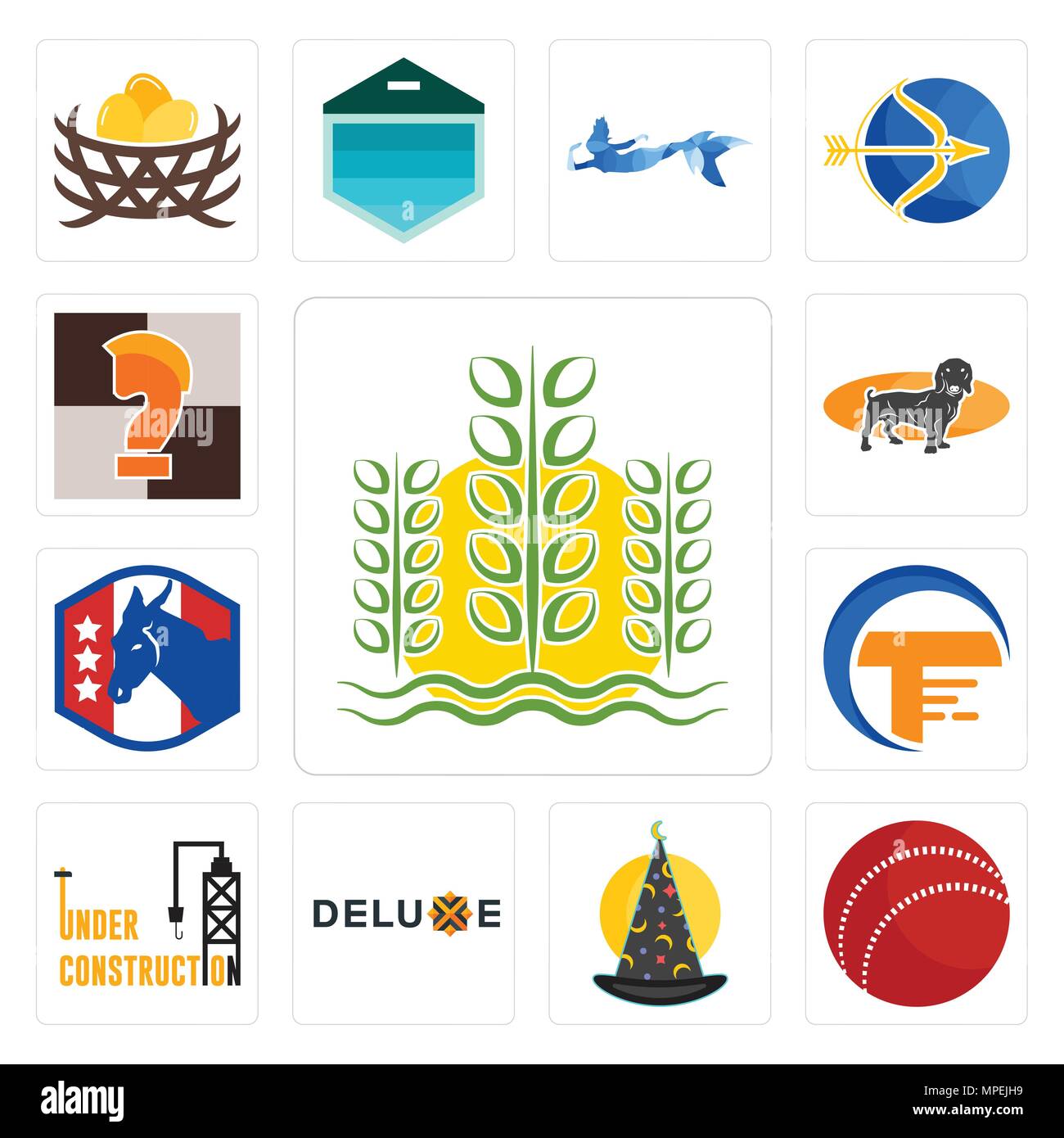 Democratic party donkey logo icon hi-res stock photography and images ...