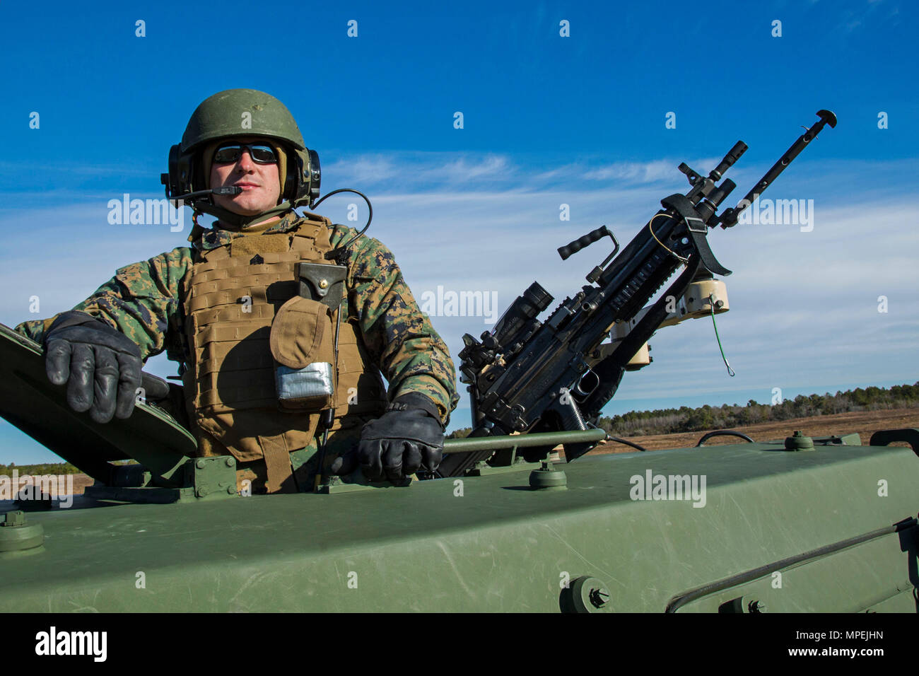 On February 16, 2017, a U.S. Marine with Fox Battery, 2nd Battalion ...